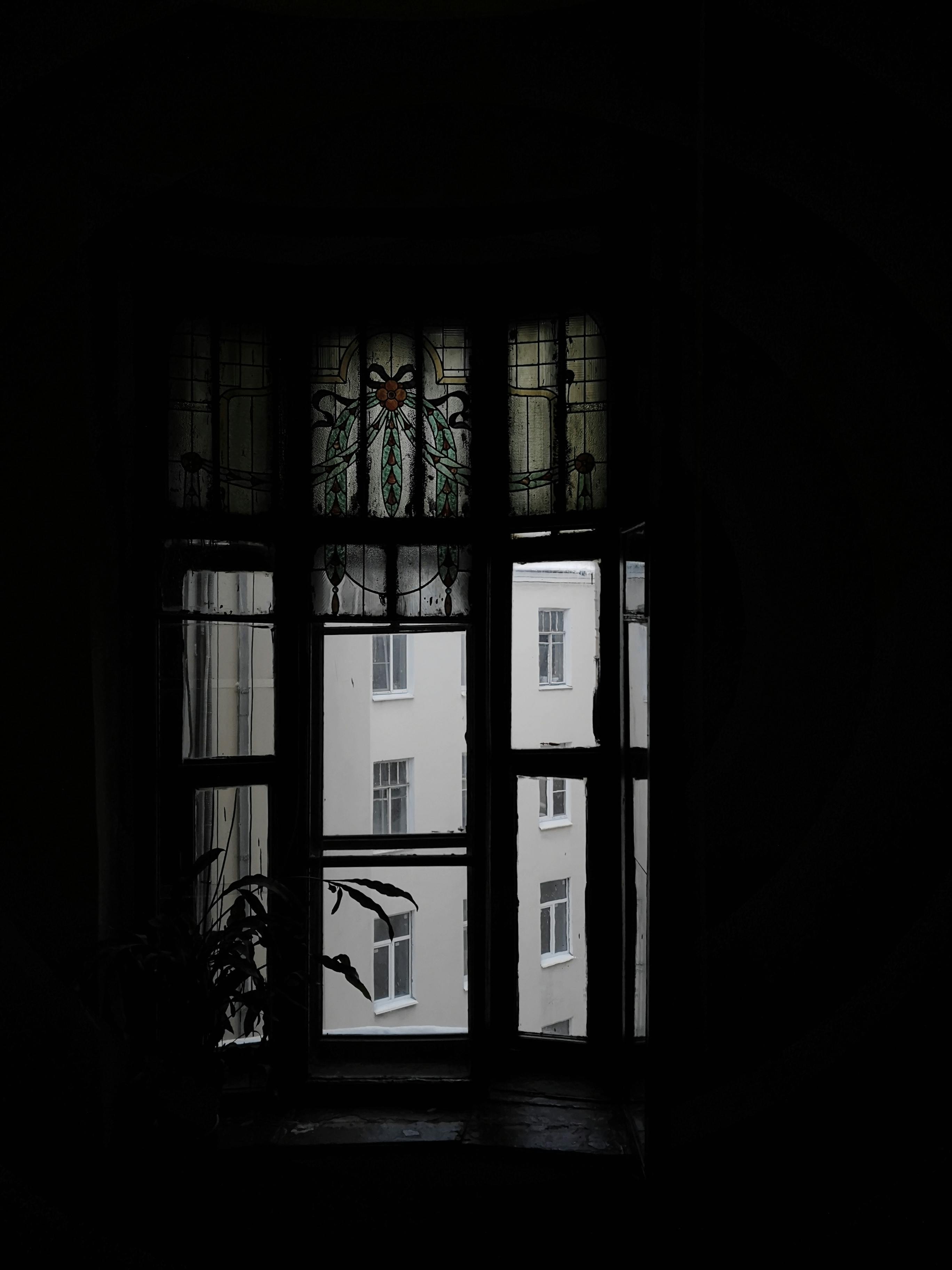 Window Inside a Dark Apartment · Free Stock Photo