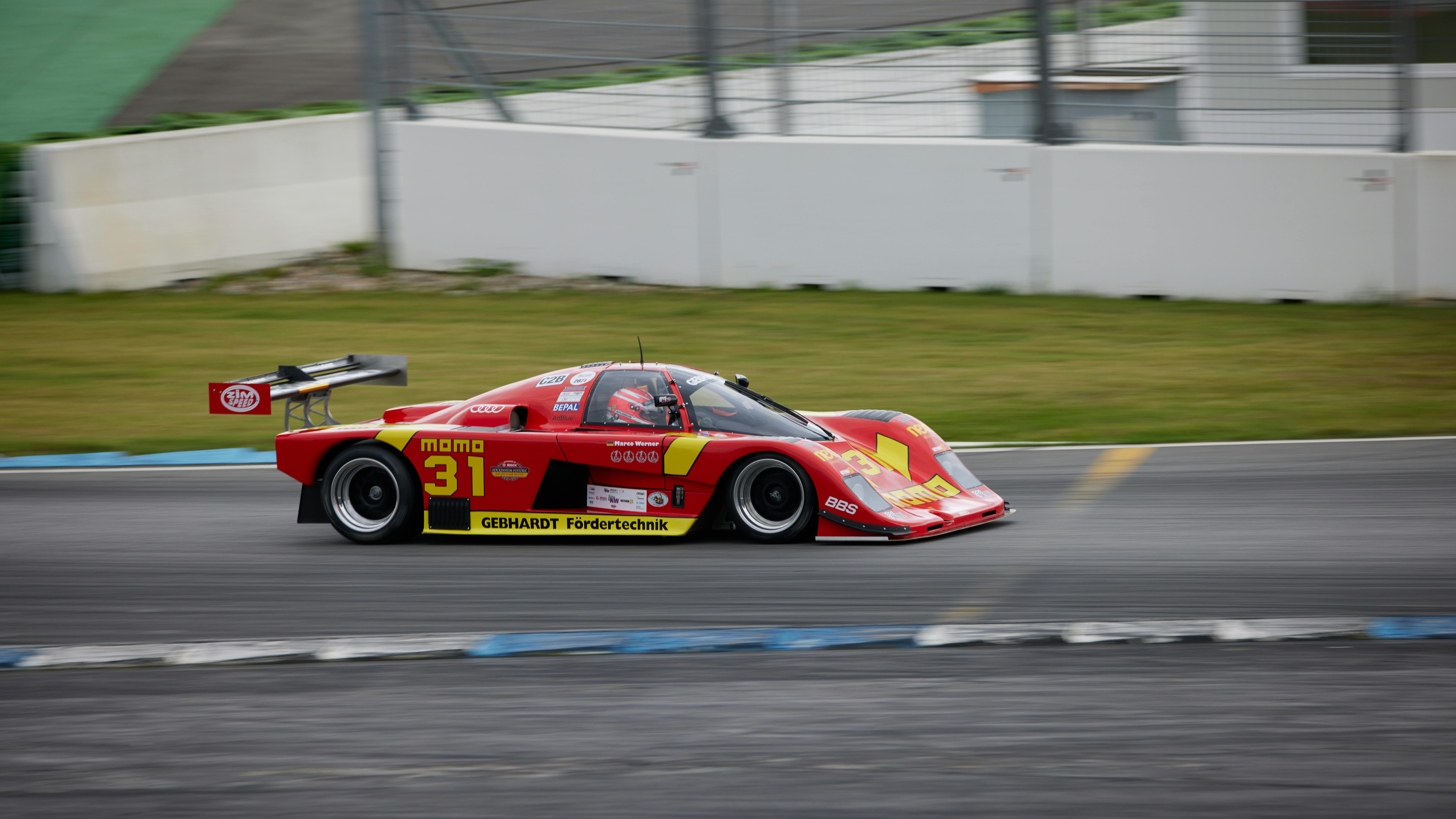 A Race Car on the Road · Free Stock Photo
