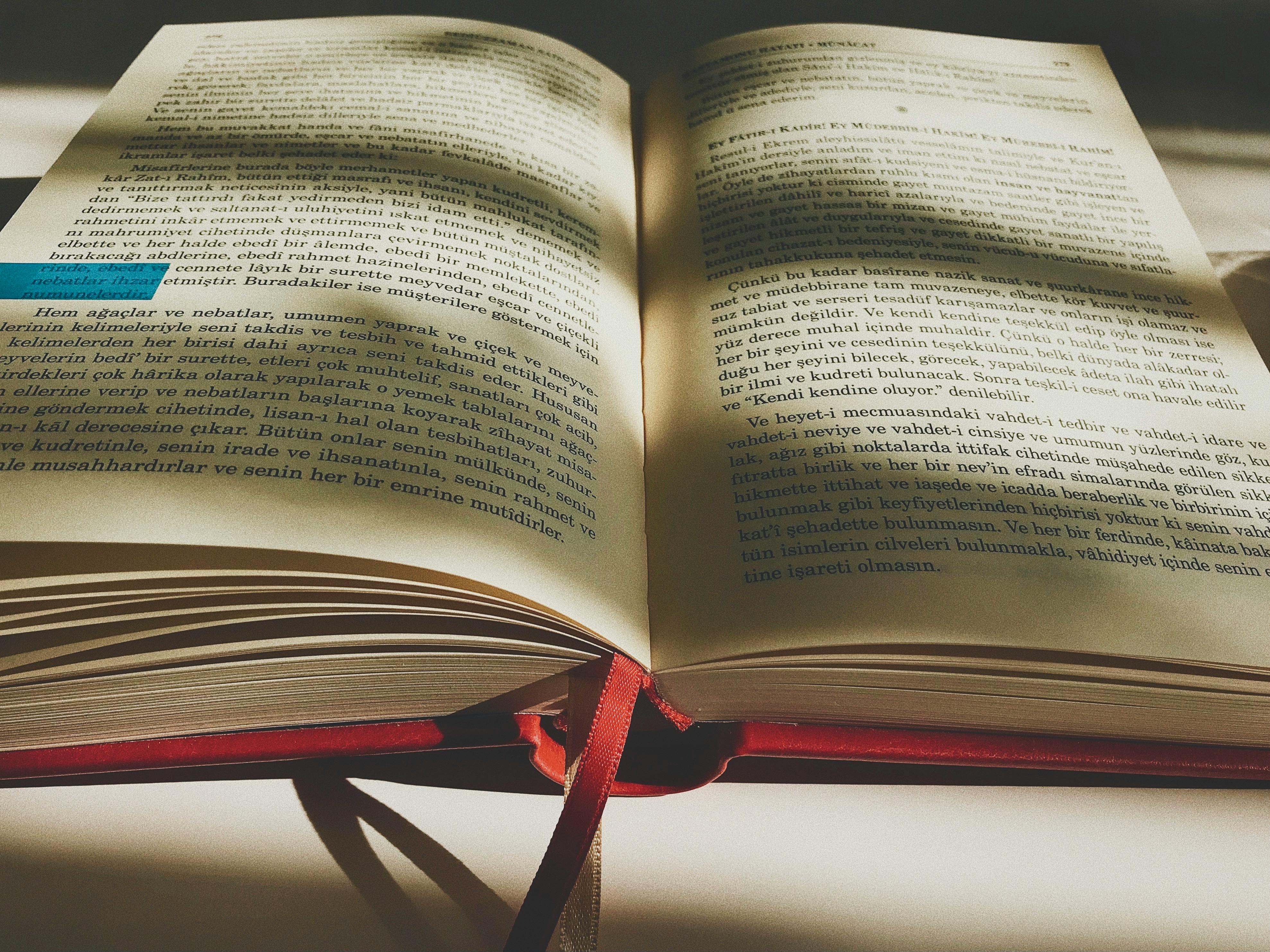 Photography of Book Page · Free Stock Photo