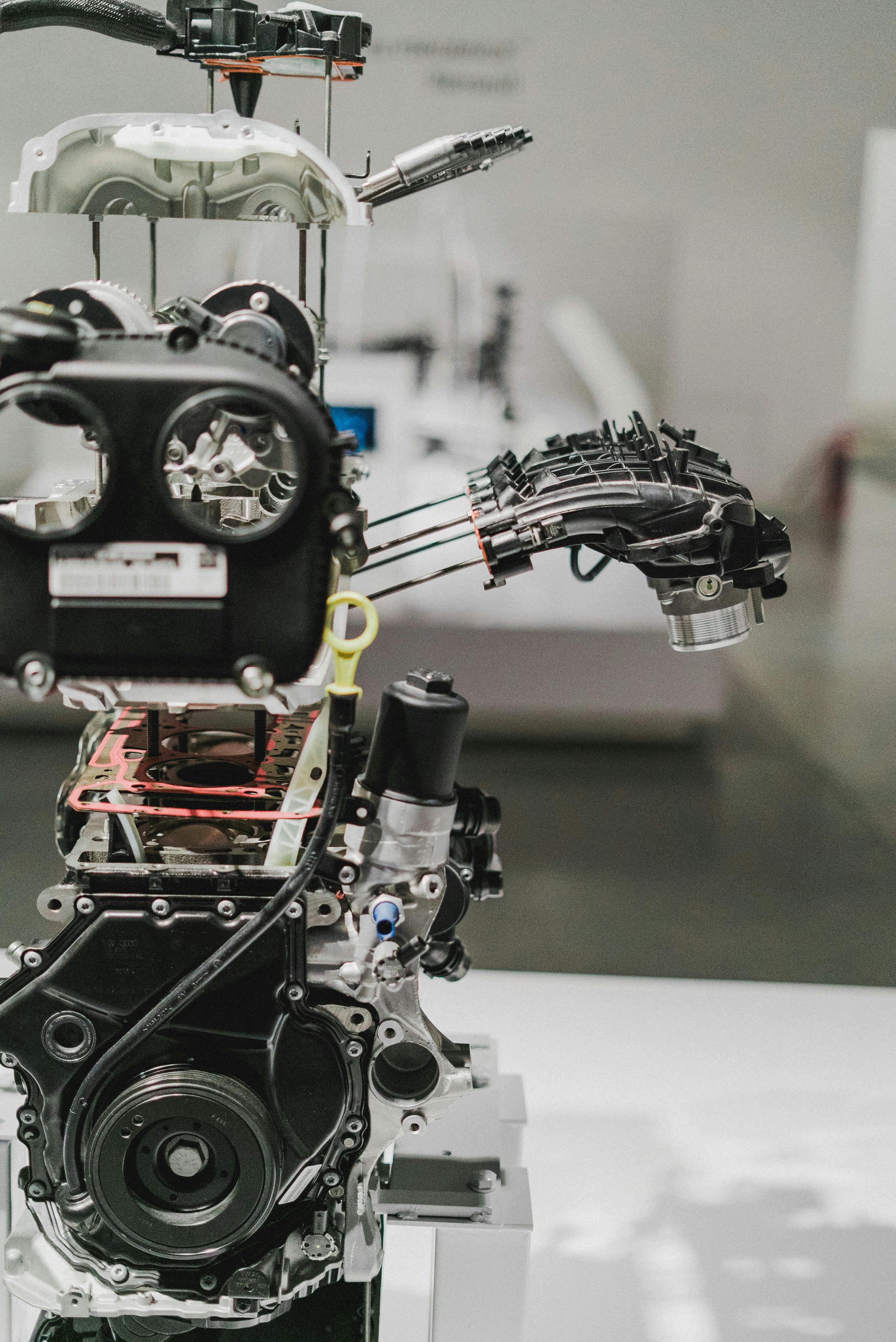 Close-Up Shot of a CNC Machine · Free Stock Photo