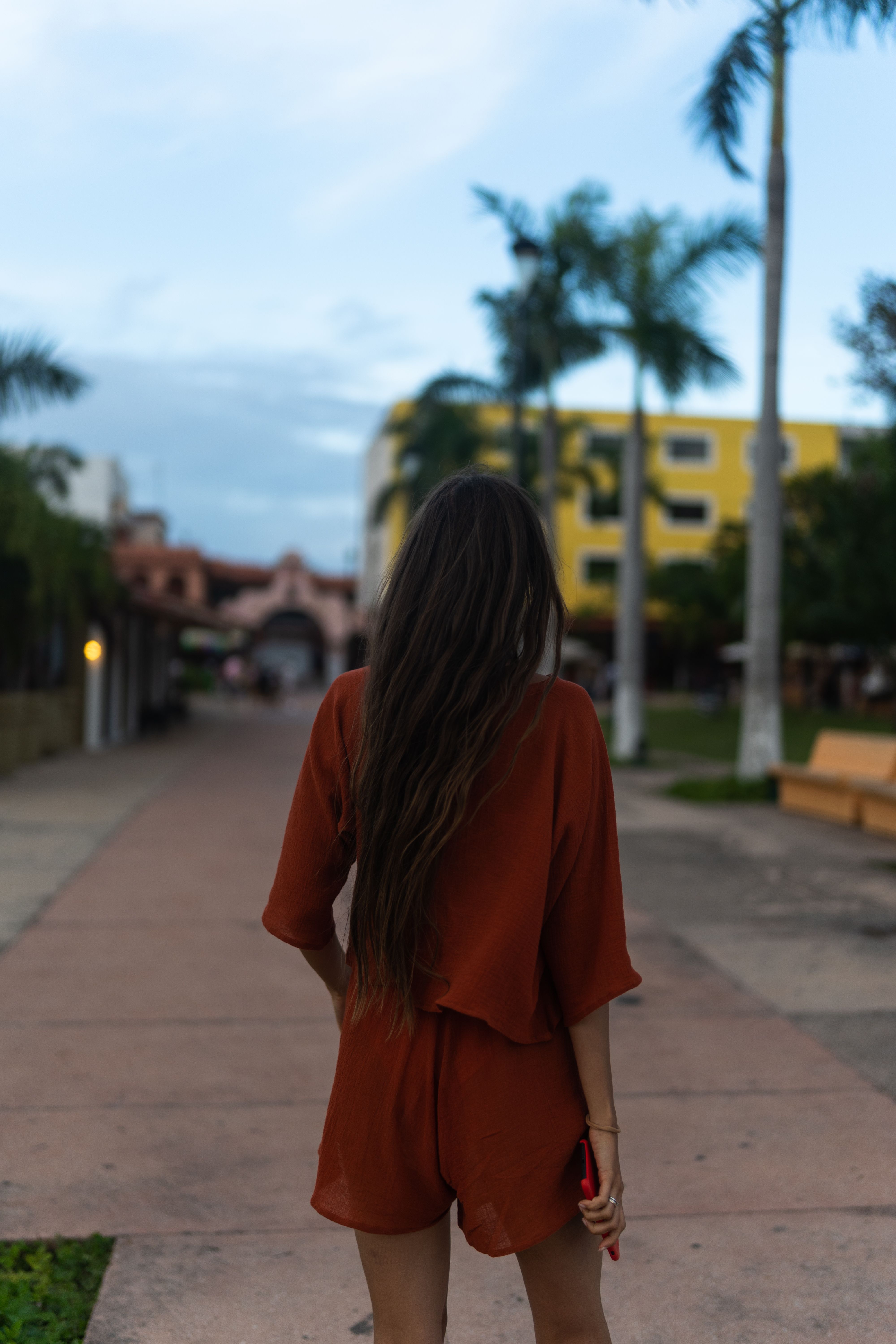 Back View of a Woman with Long Hair · Free Stock Photo