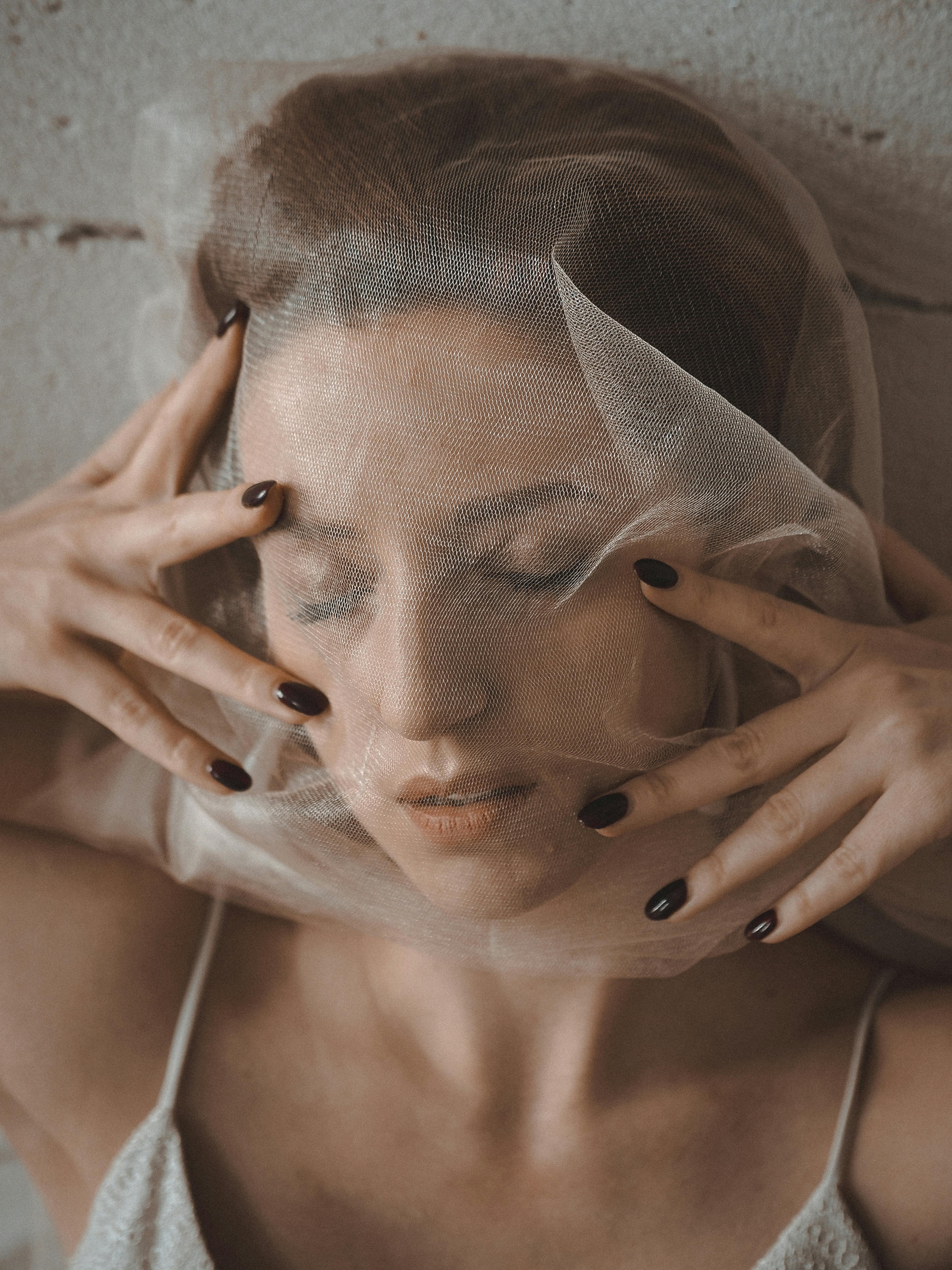 Portrait of Woman with Veil · Free Stock Photo