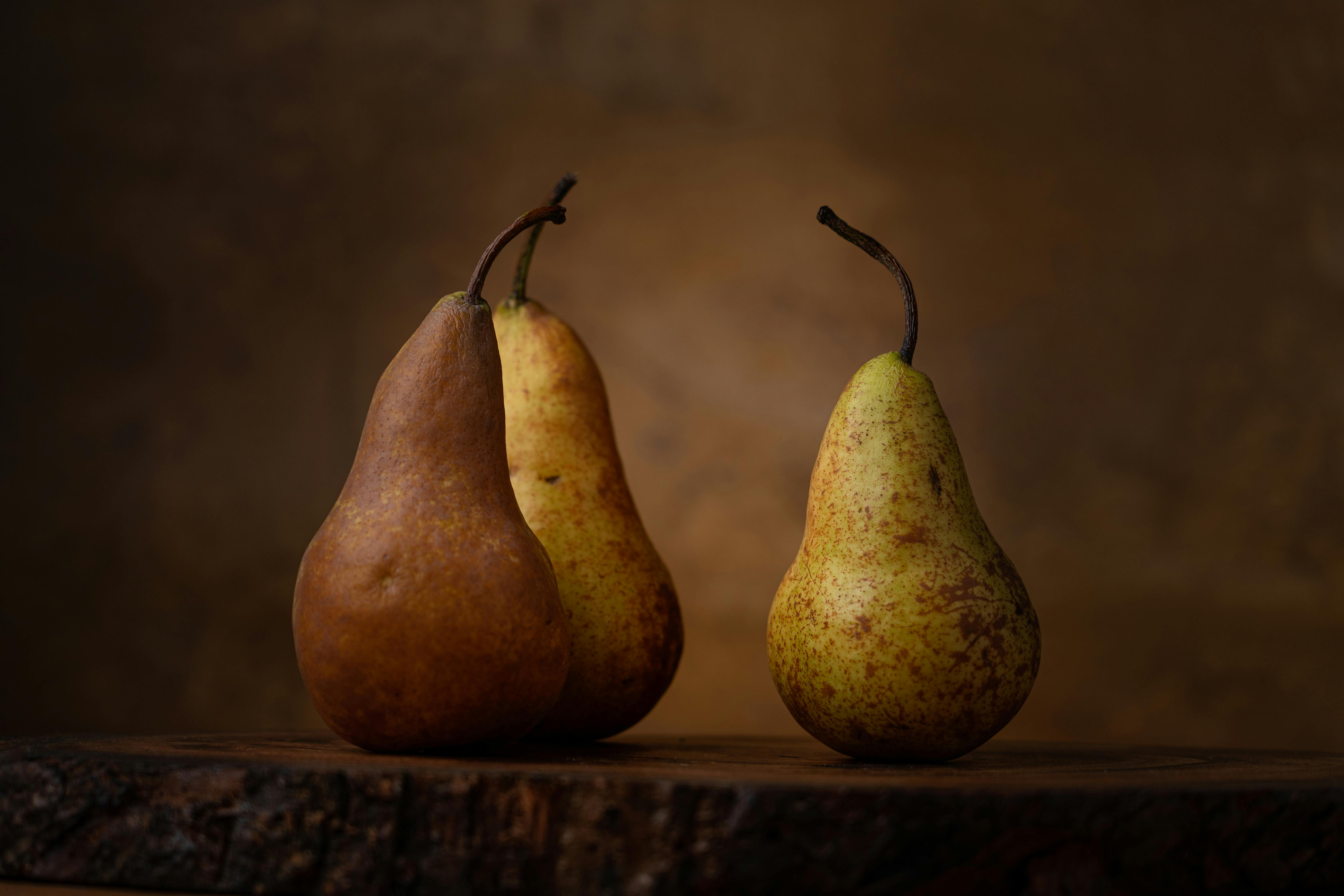 Close-Up Photo of Two Green Pears · Free Stock Photo