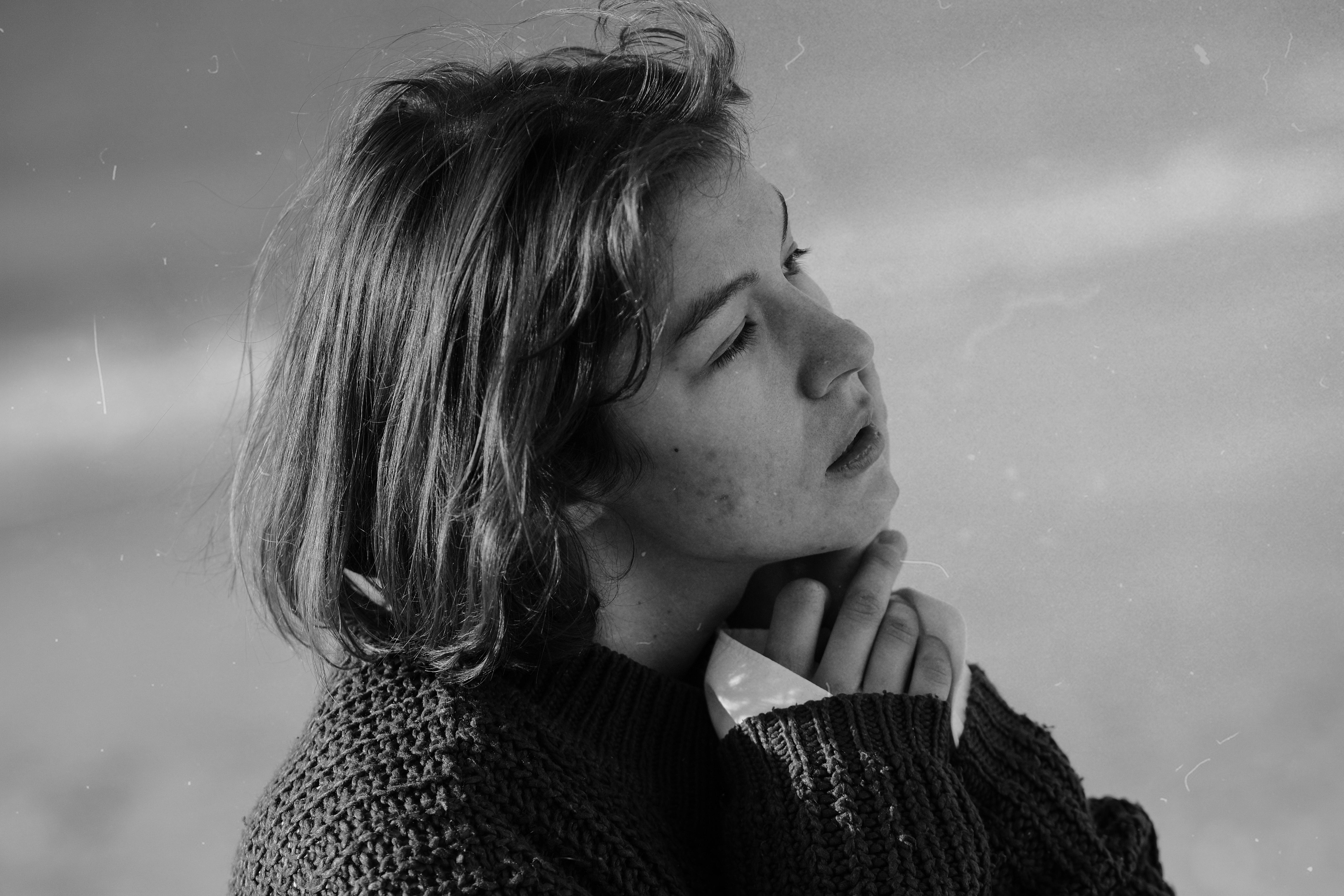 Grayscale Photo of Man · Free Stock Photo