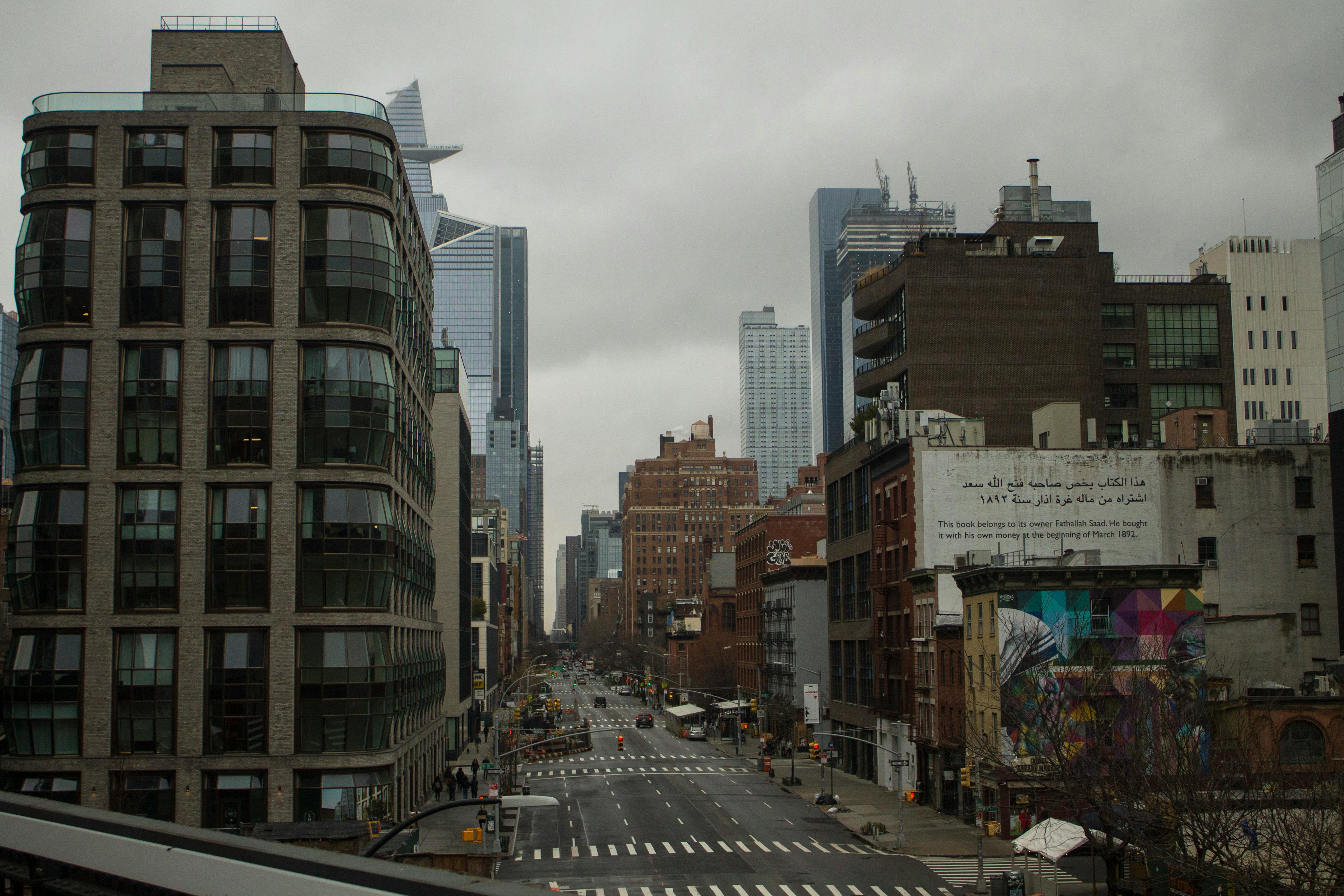 City Street and Overcast · Free Stock Photo