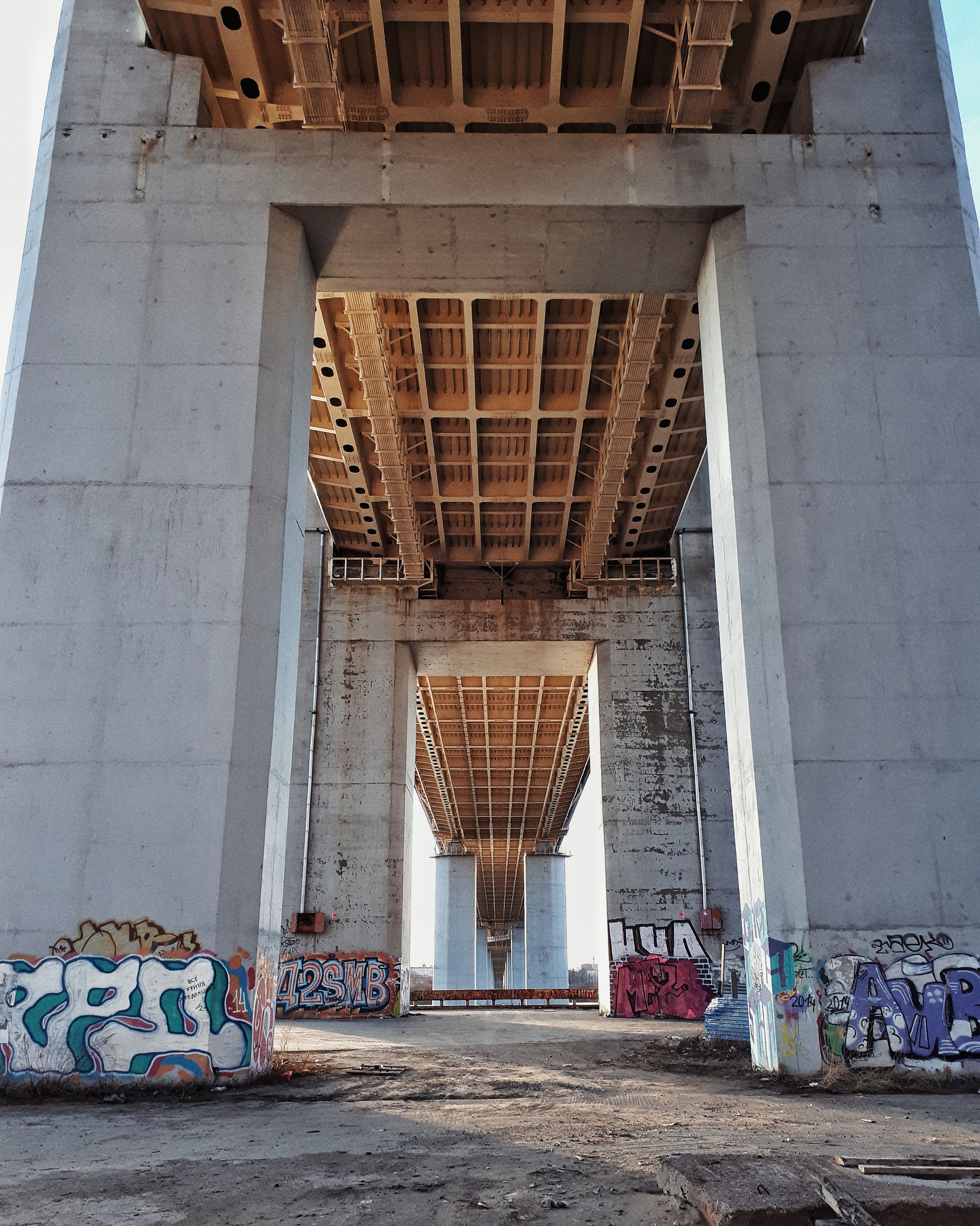 Graffiti Under Bridge · Free Stock Photo