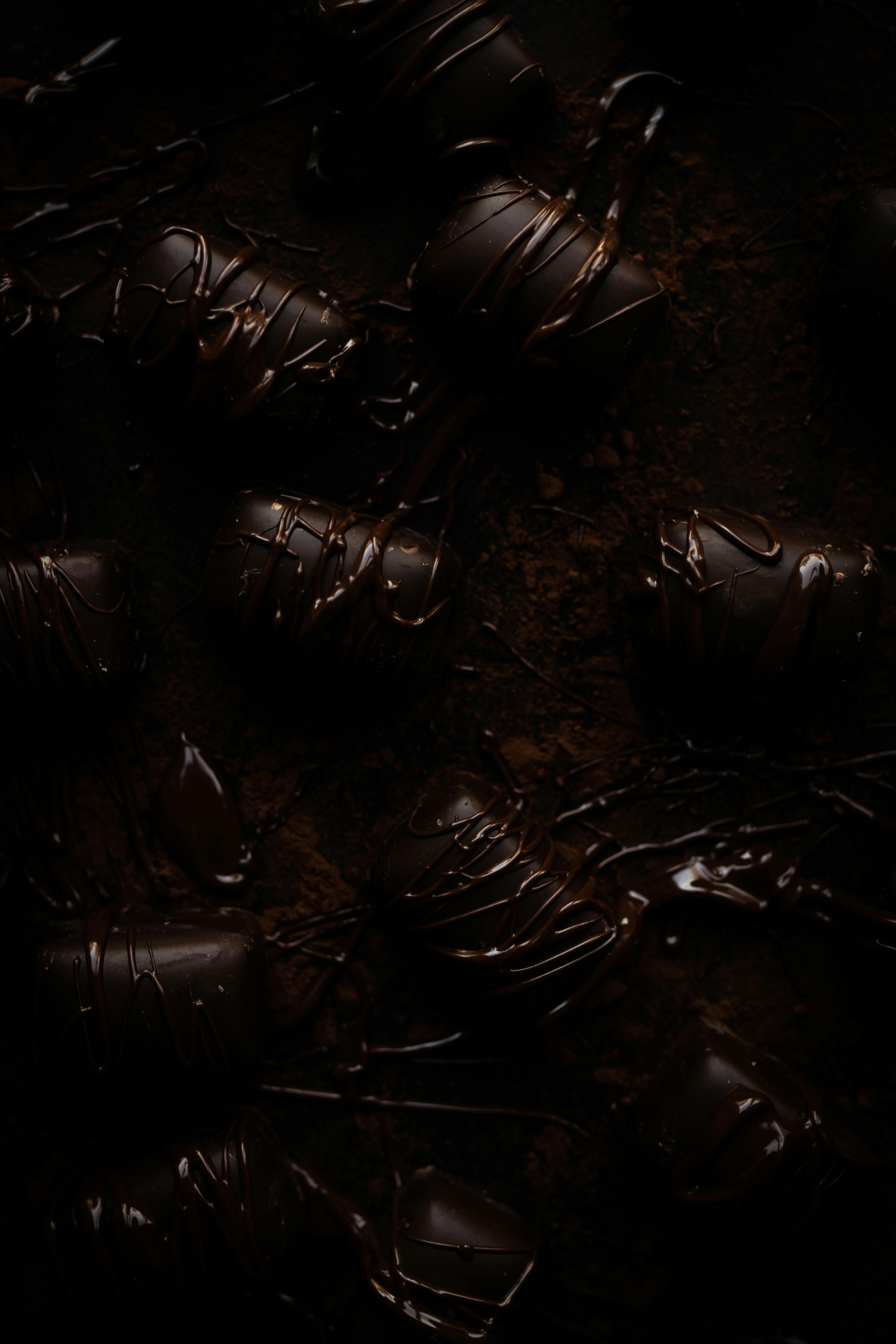 Choice of Dark Chocolates · Free Stock Photo