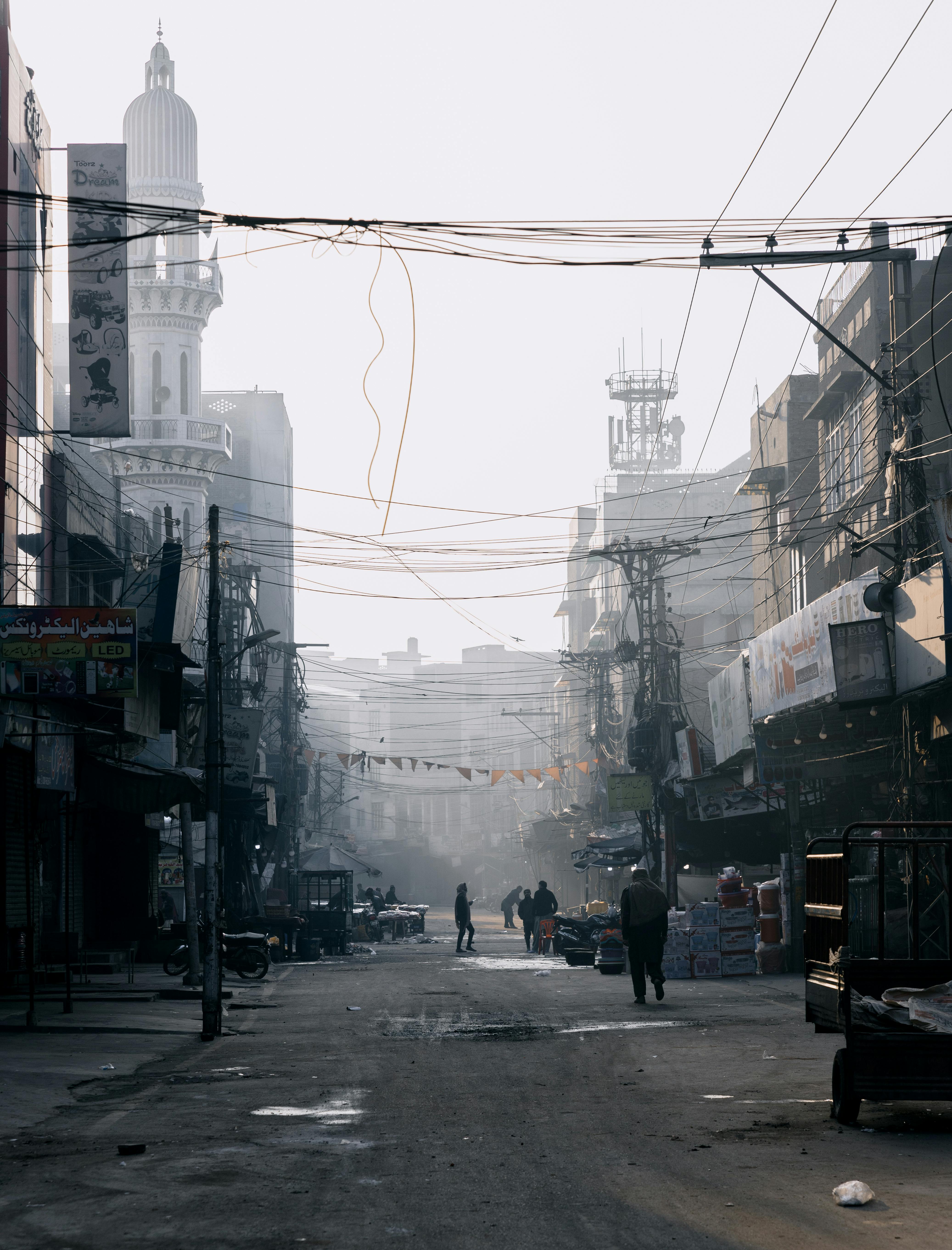 Photo of Empty Street Between Buildings · Free Stock Photo