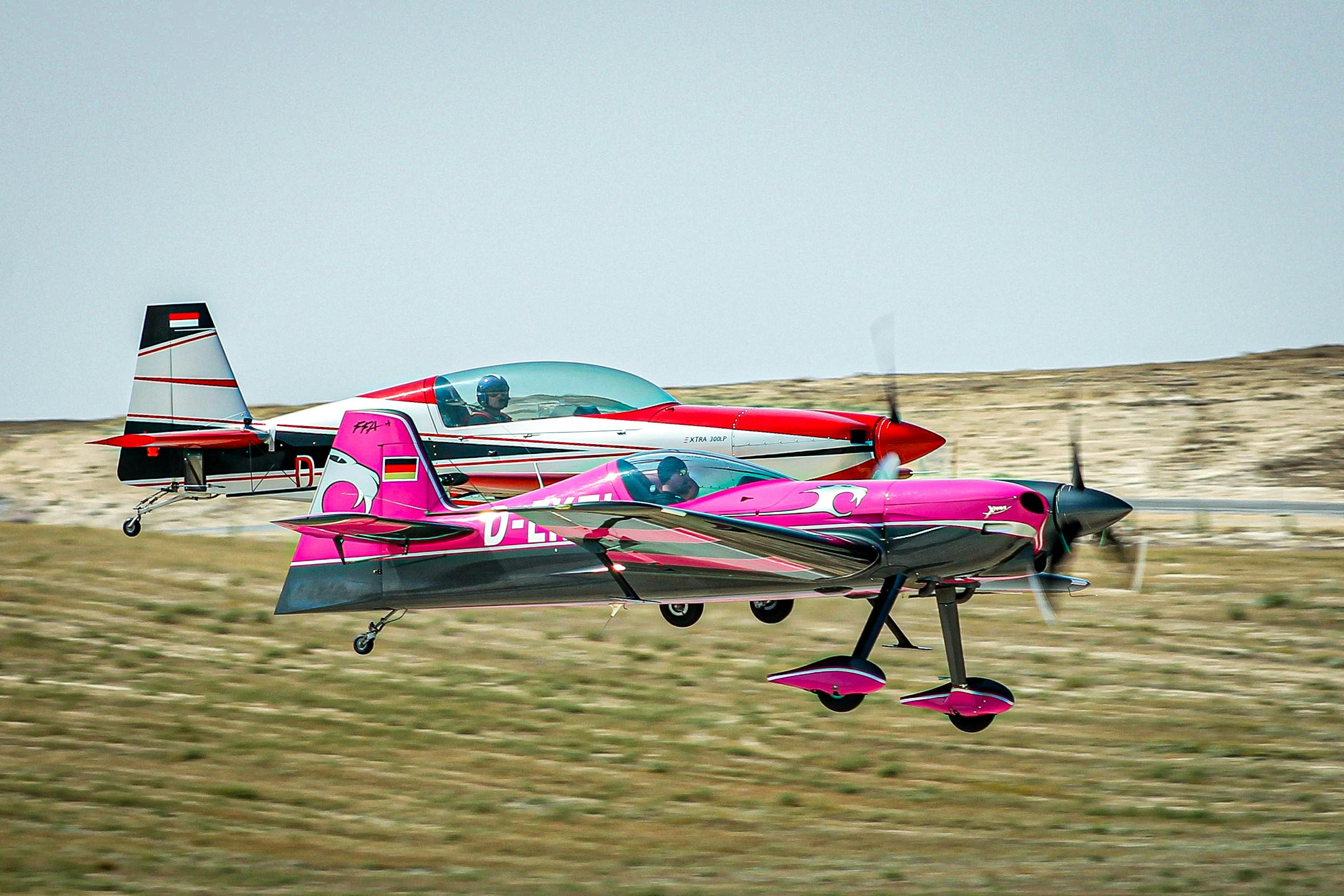 Two Airplanes Flying Together · Free Stock Photo