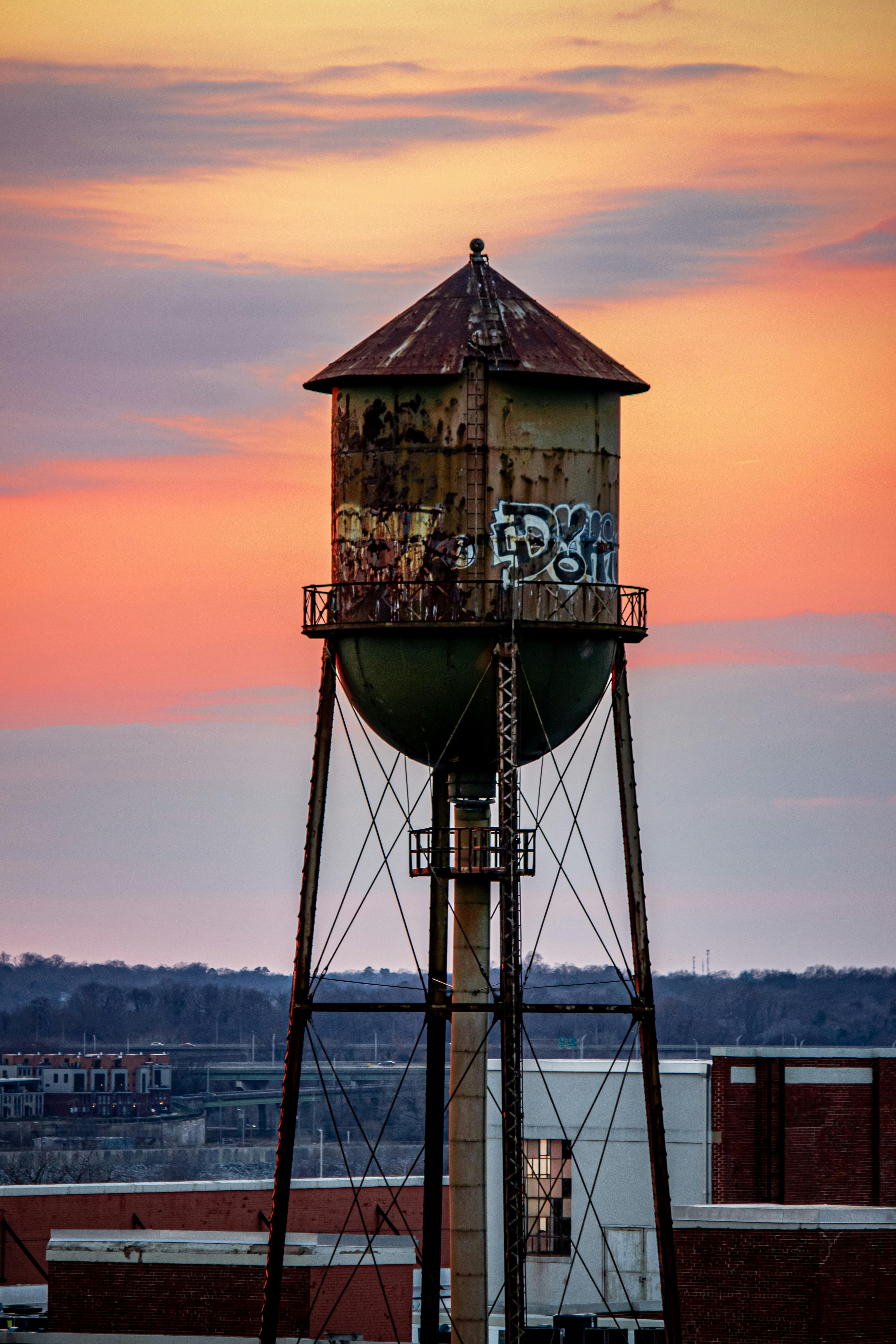 A Rusty Water Tank · Free Stock Photo