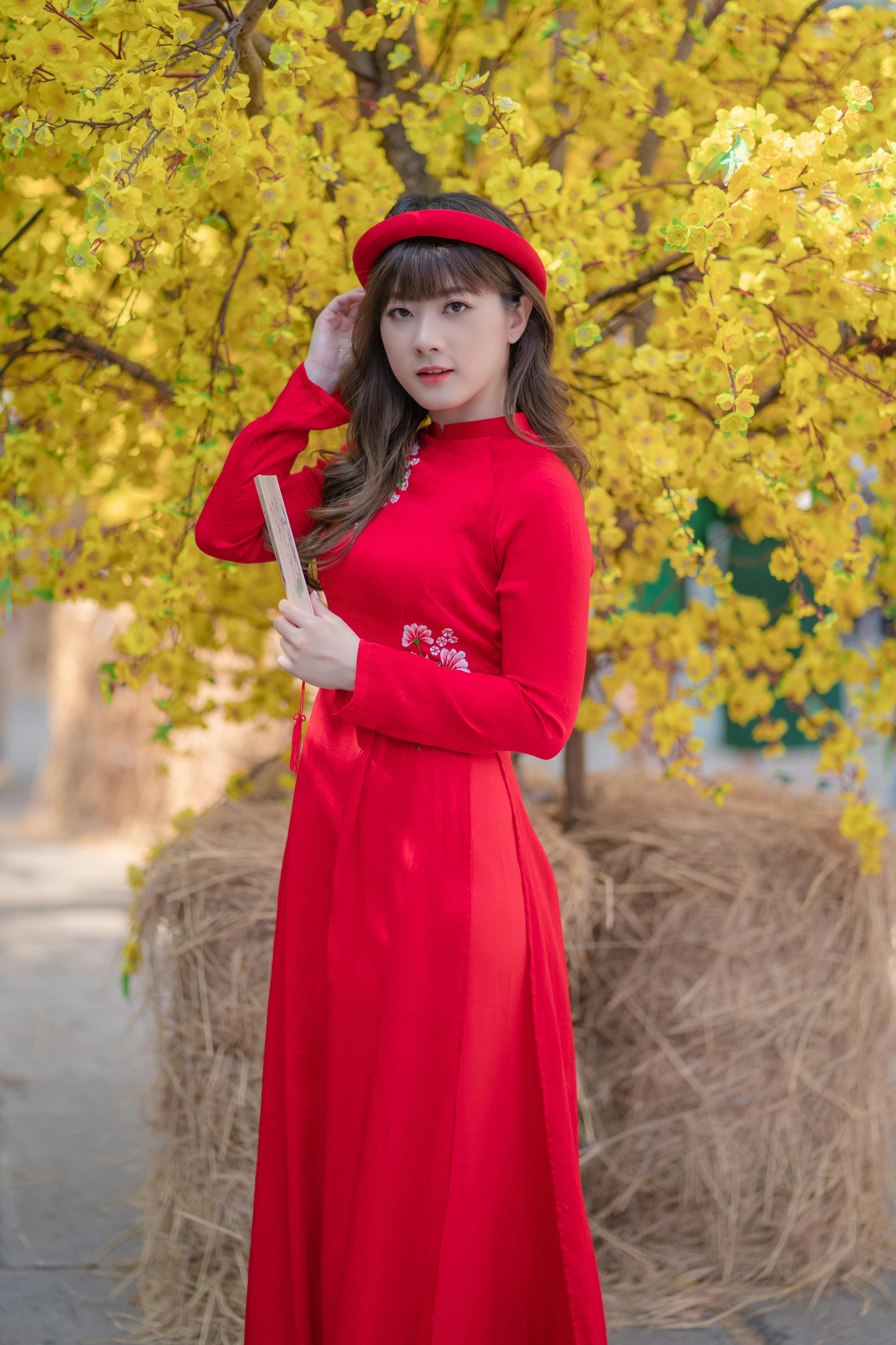 A Woman in Traditional Costume · Free Stock Photo