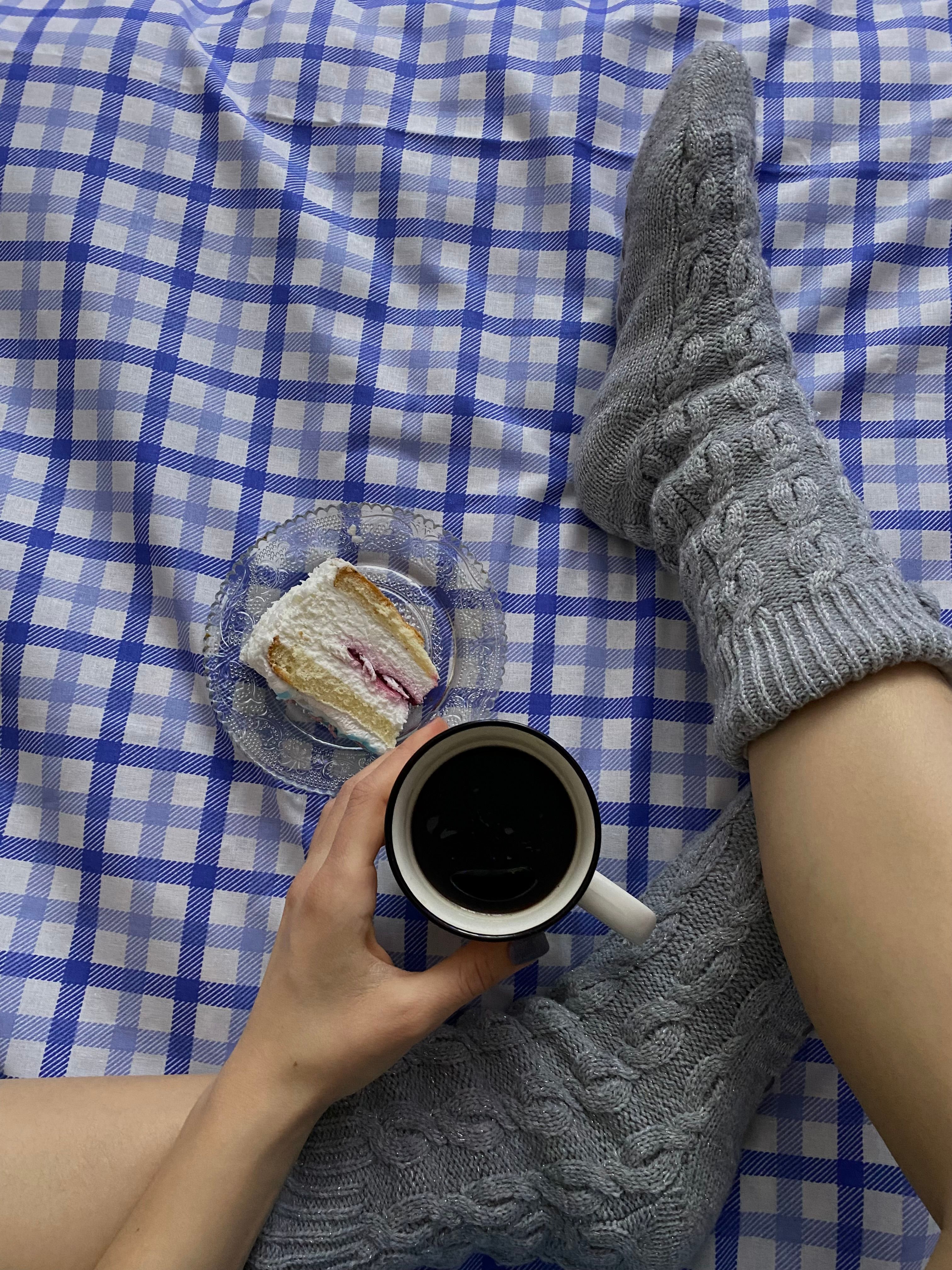 Person Wearing Blue Socks · Free Stock Photo