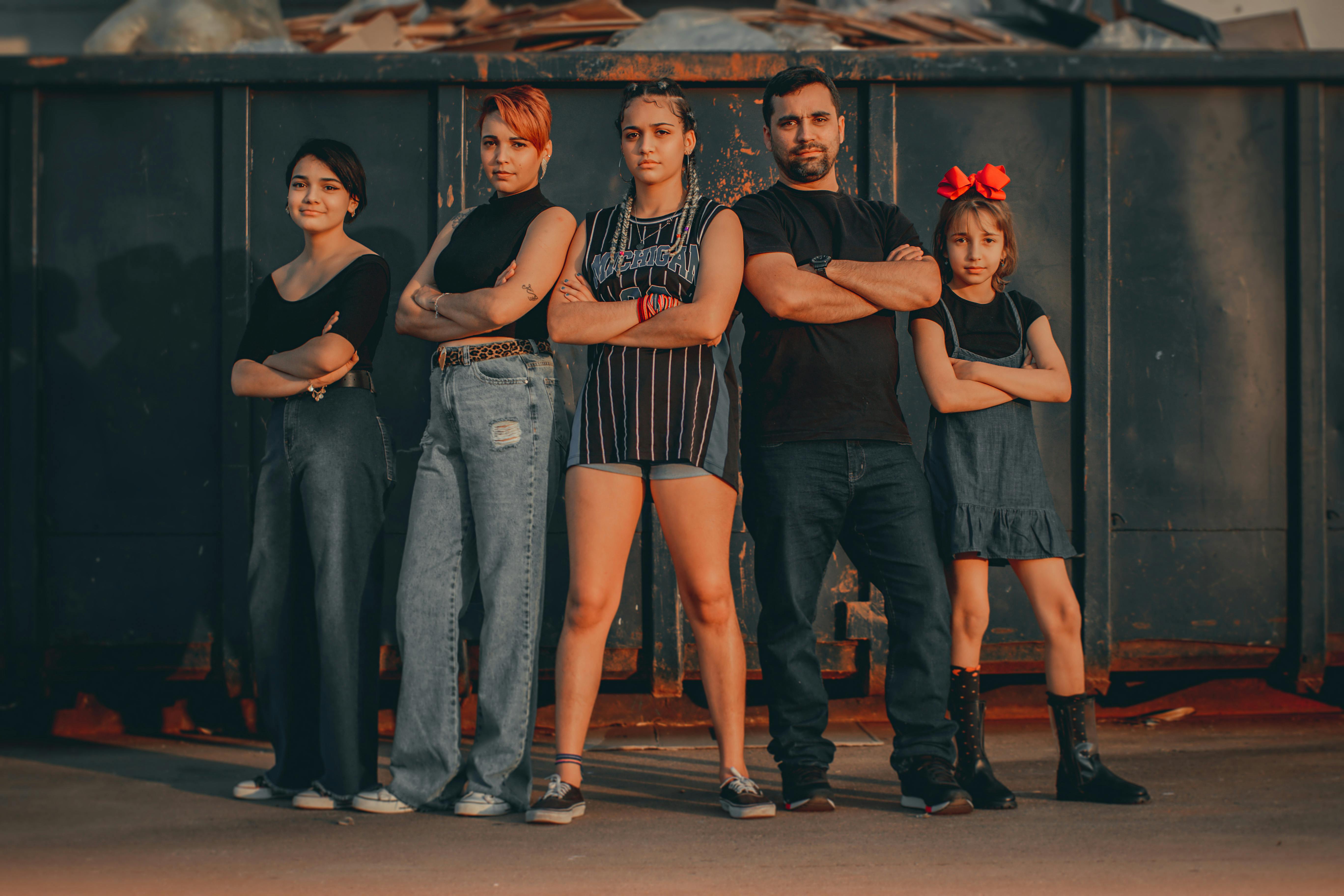 Friends Posing at the Camera · Free Stock Photo