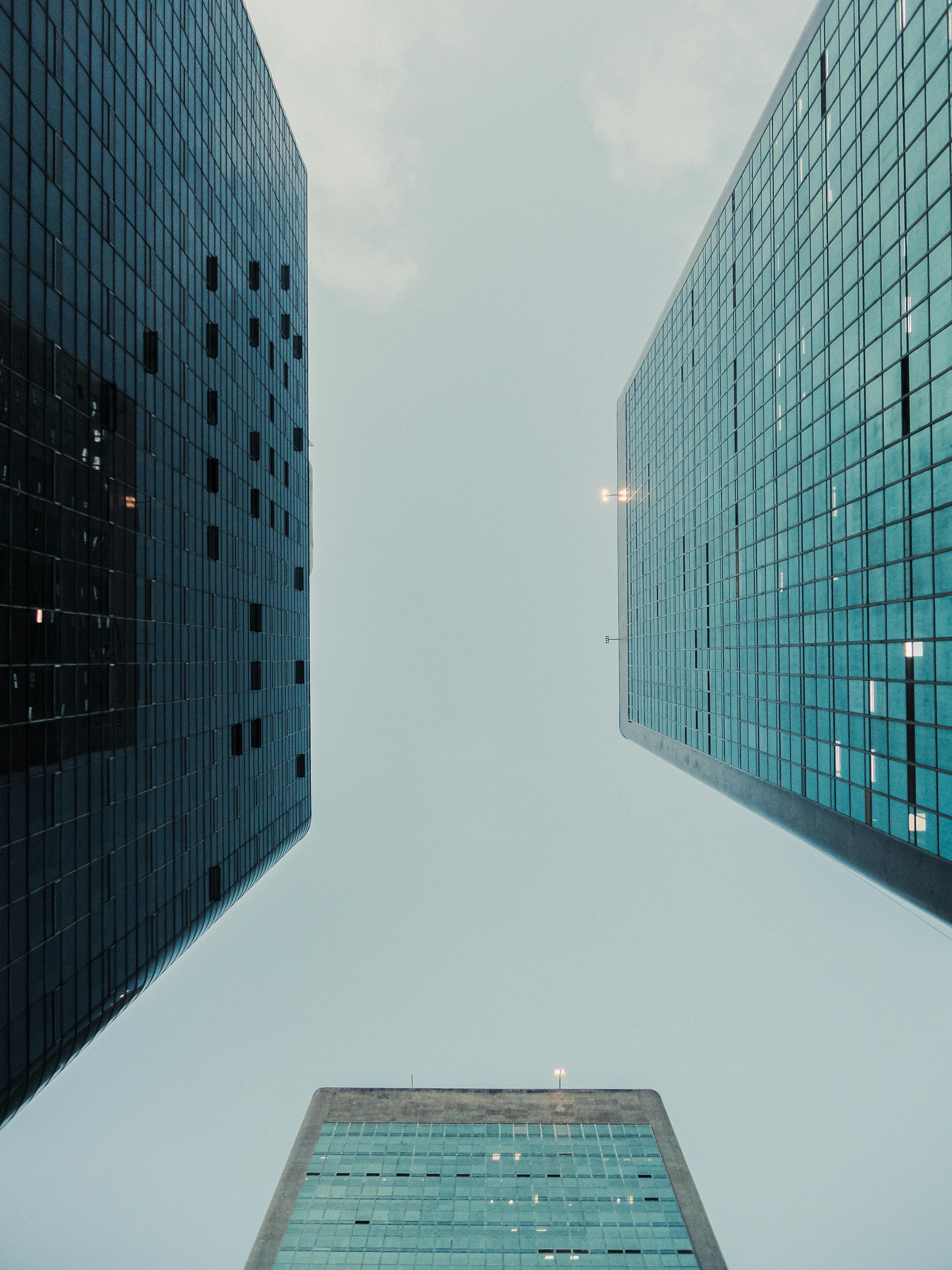 Worm's Eye View Photography Of Buildings · Free Stock Photo