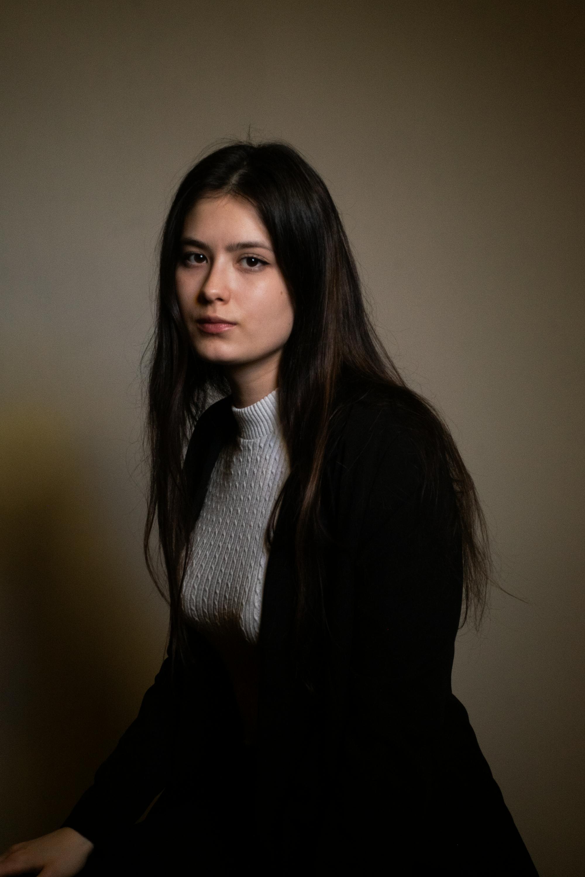 Portrait of Young Brunette · Free Stock Photo