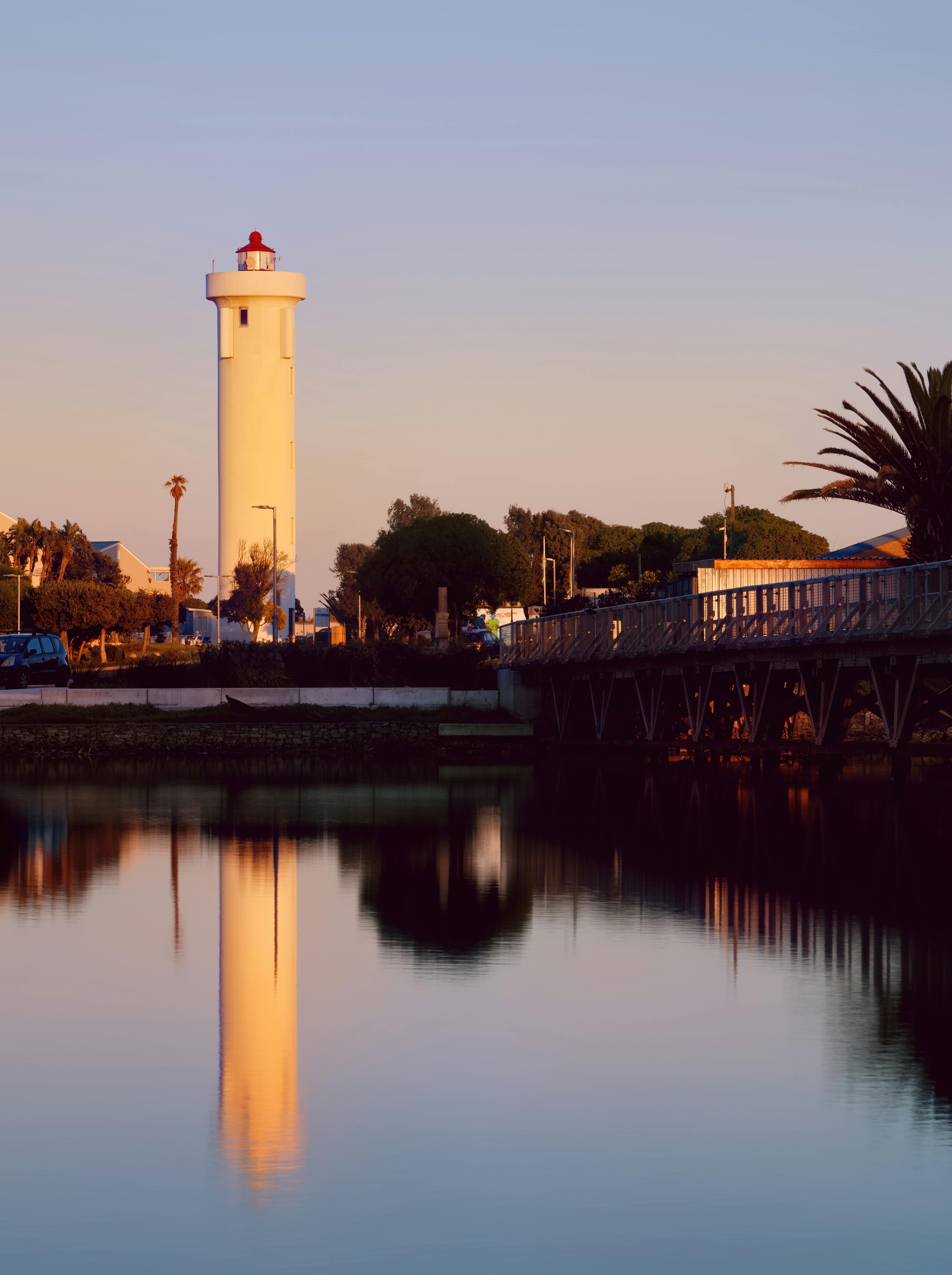 Milnerton Lighthouse Under Evening Sky · Free Stock Photo