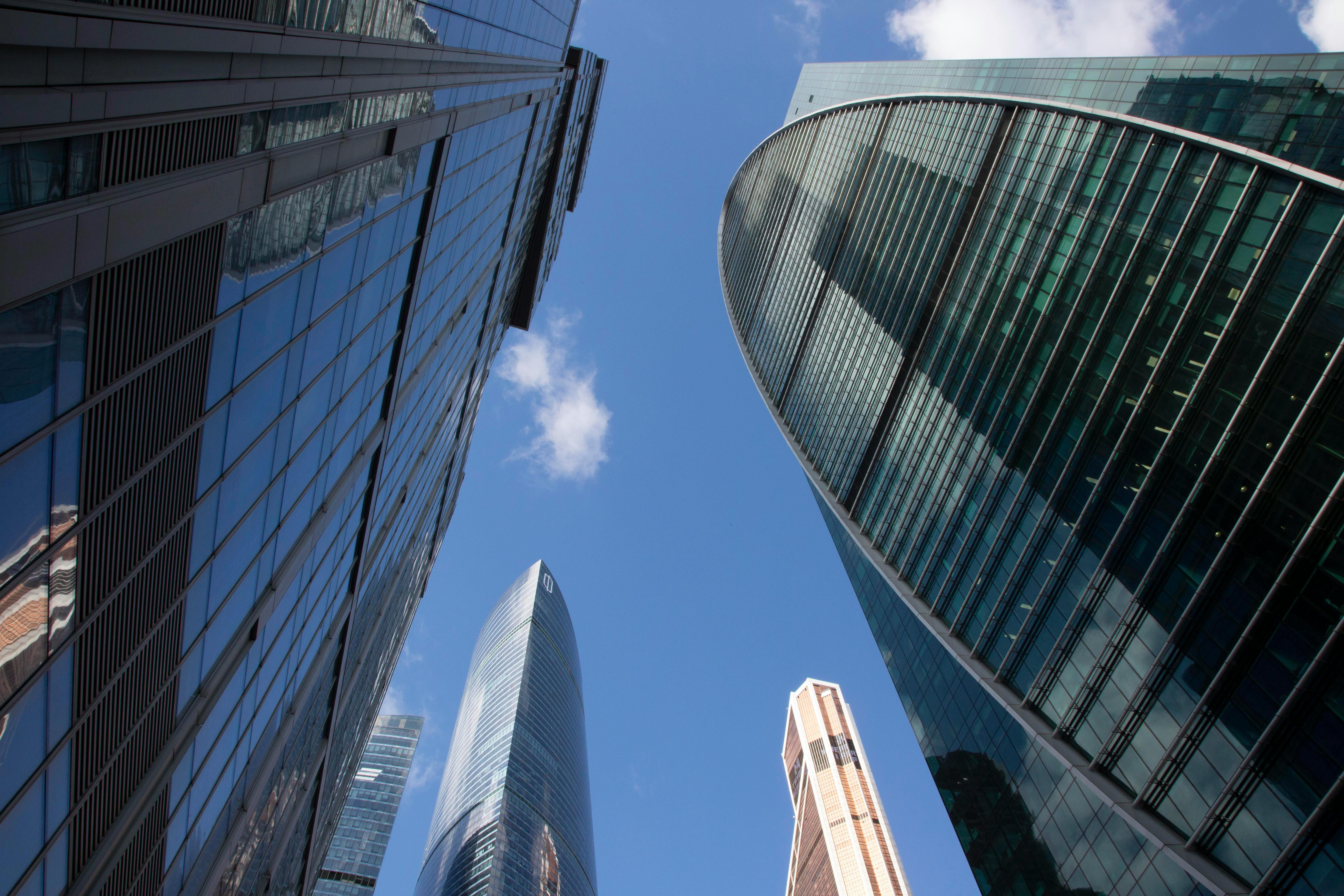 Low Angle Photography of High Rise Buildings in the City · Free Stock Photo