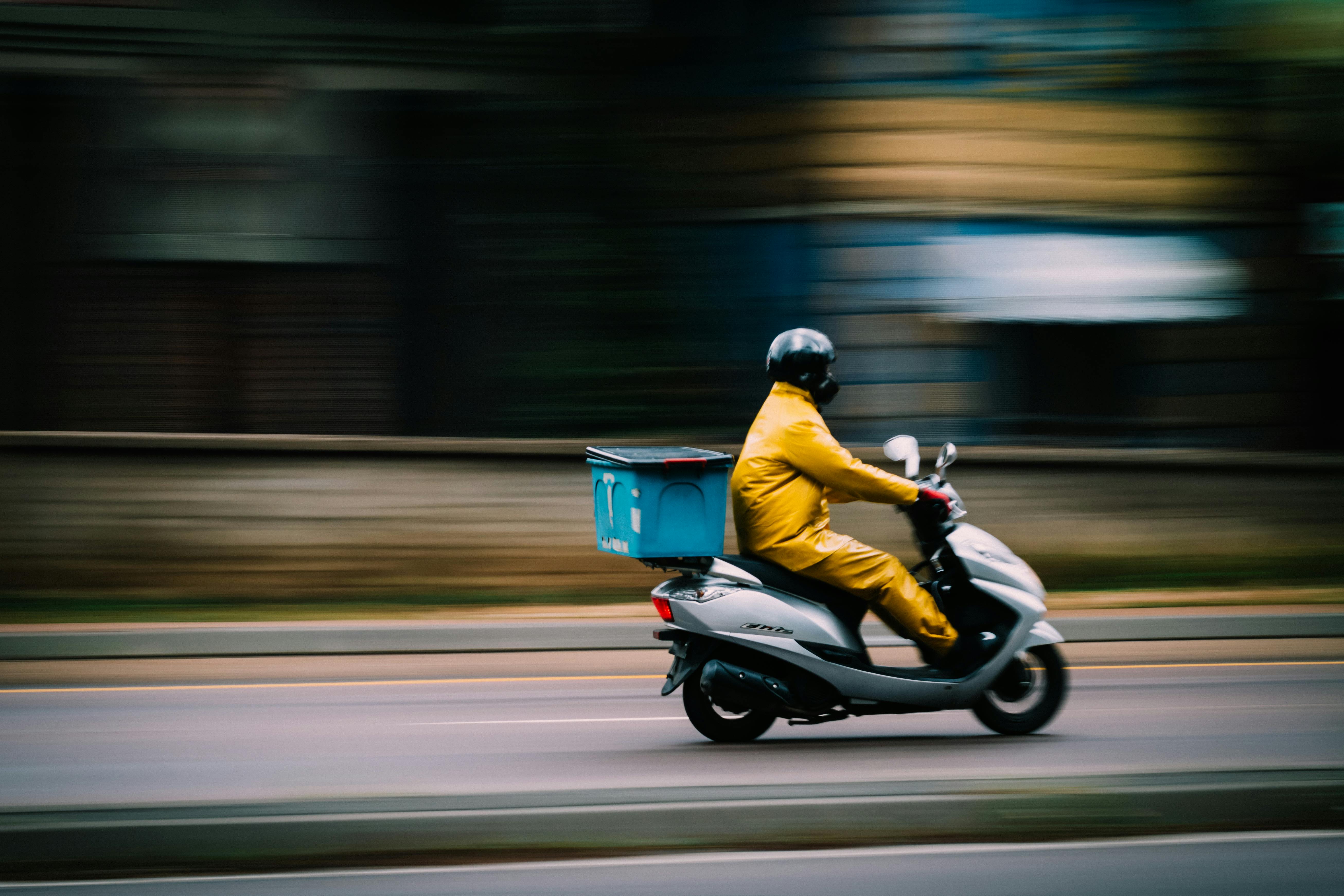Woman Riding on Scooter Motorcycle · Free Stock Photo