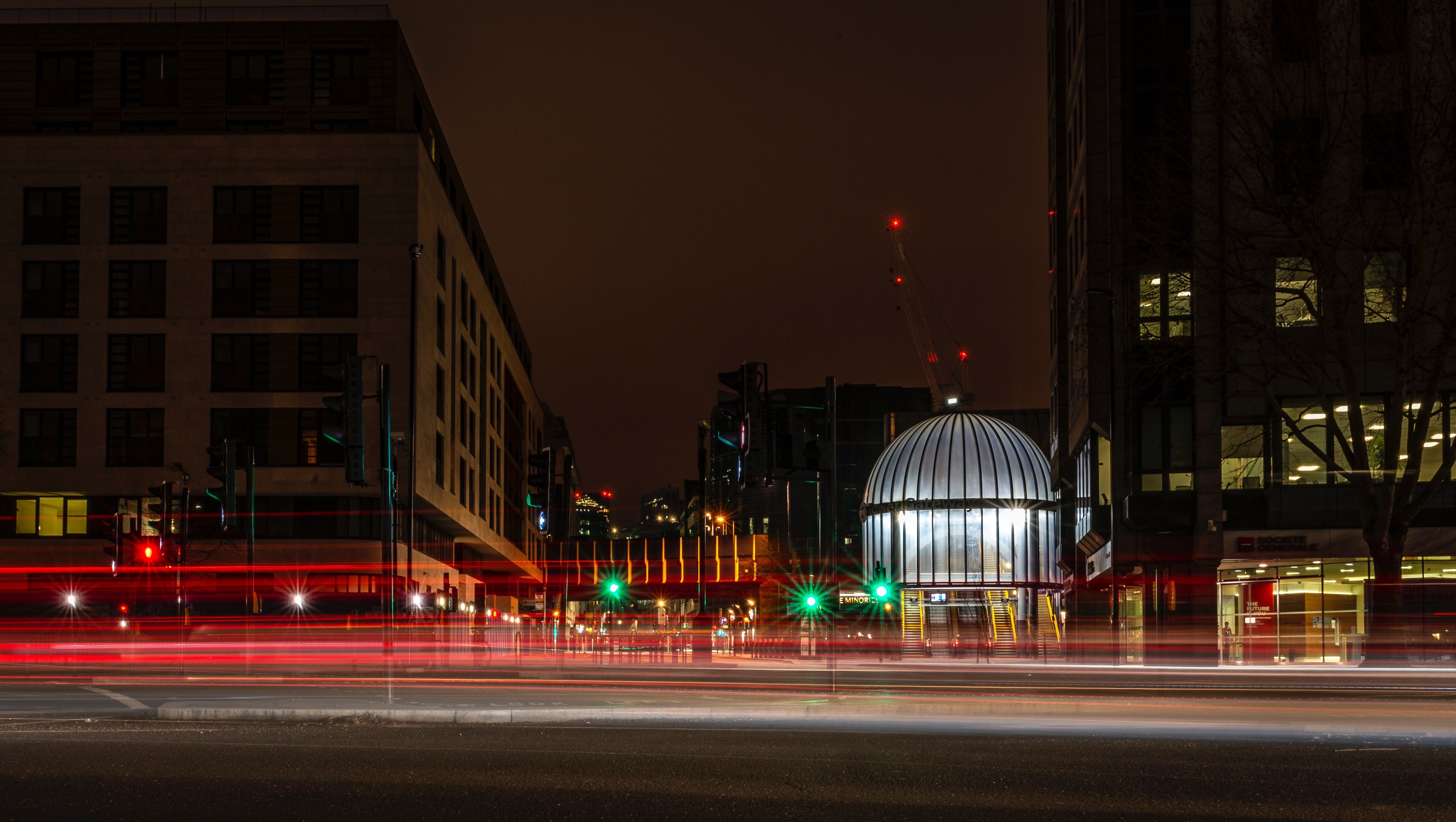 City Street at Dusk · Free Stock Photo