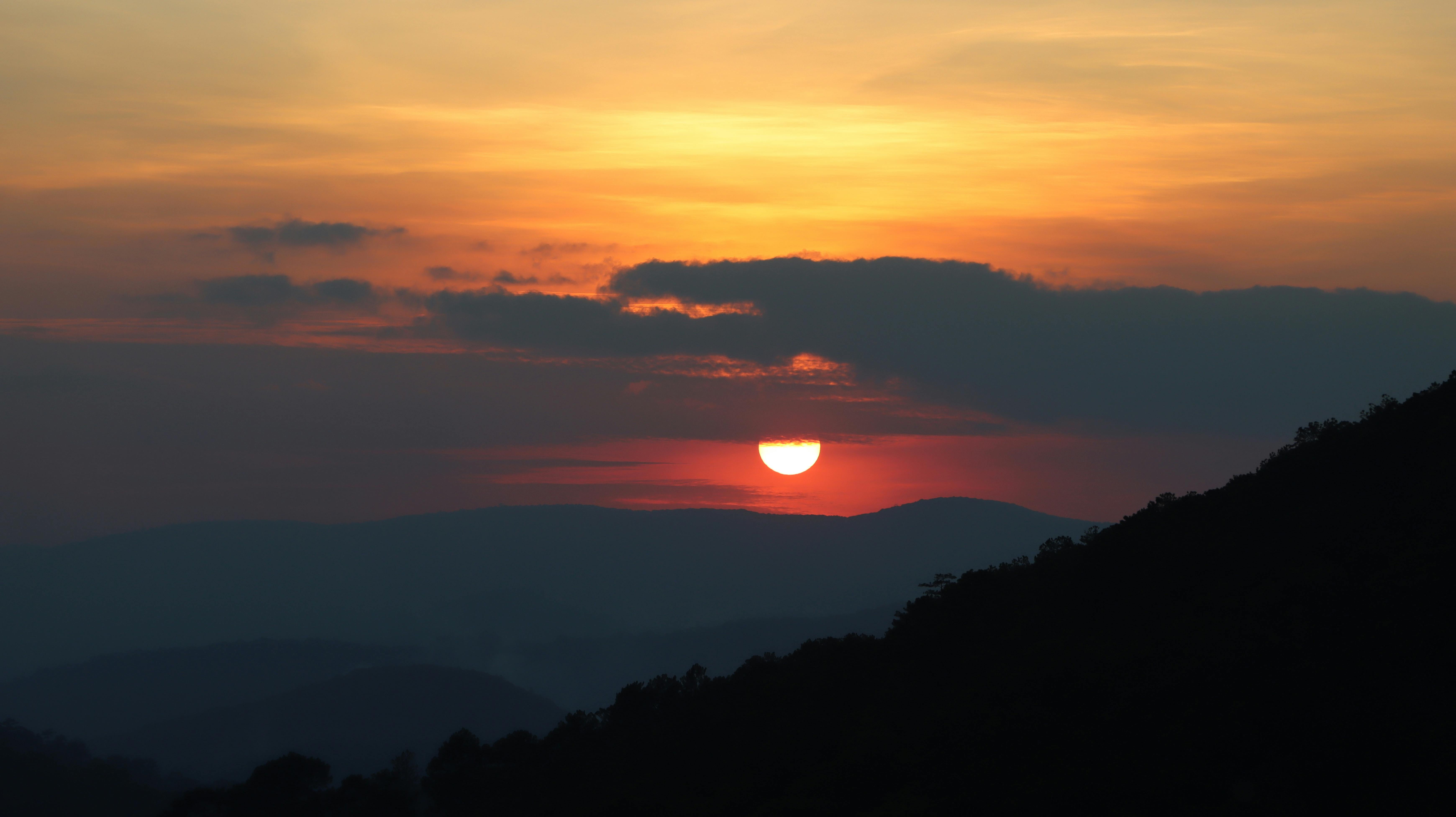 Sunset over Landscape · Free Stock Photo