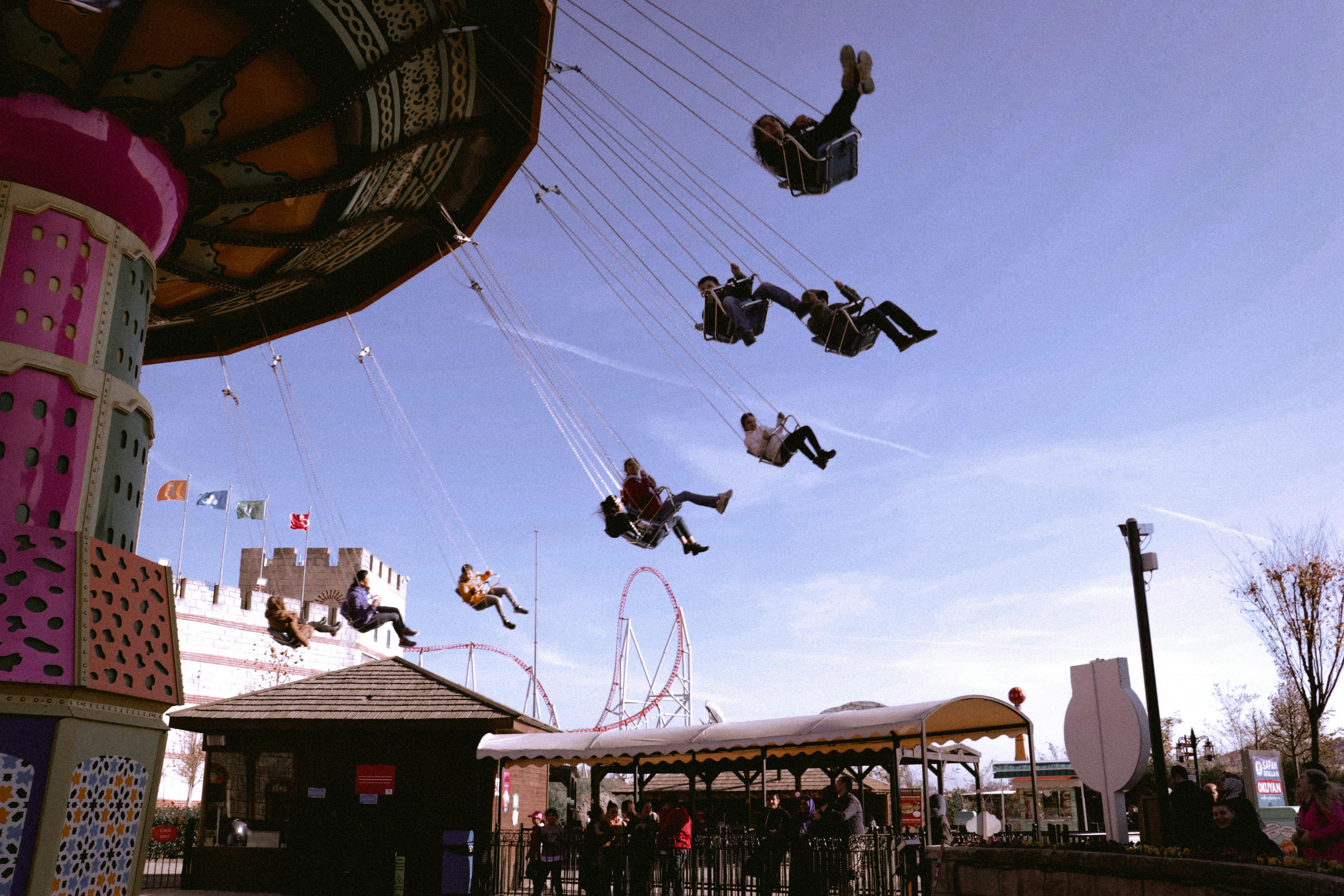 People on Carousel · Free Stock Photo