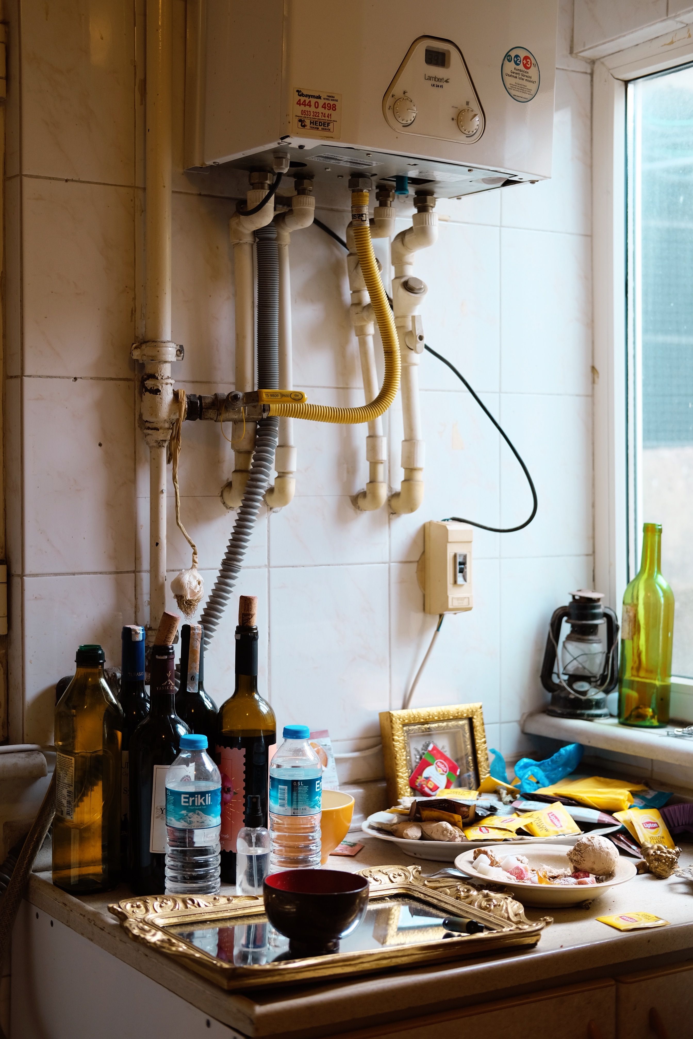 Photo of an Untidy and Messy White Wooden Closet · Free Stock Photo