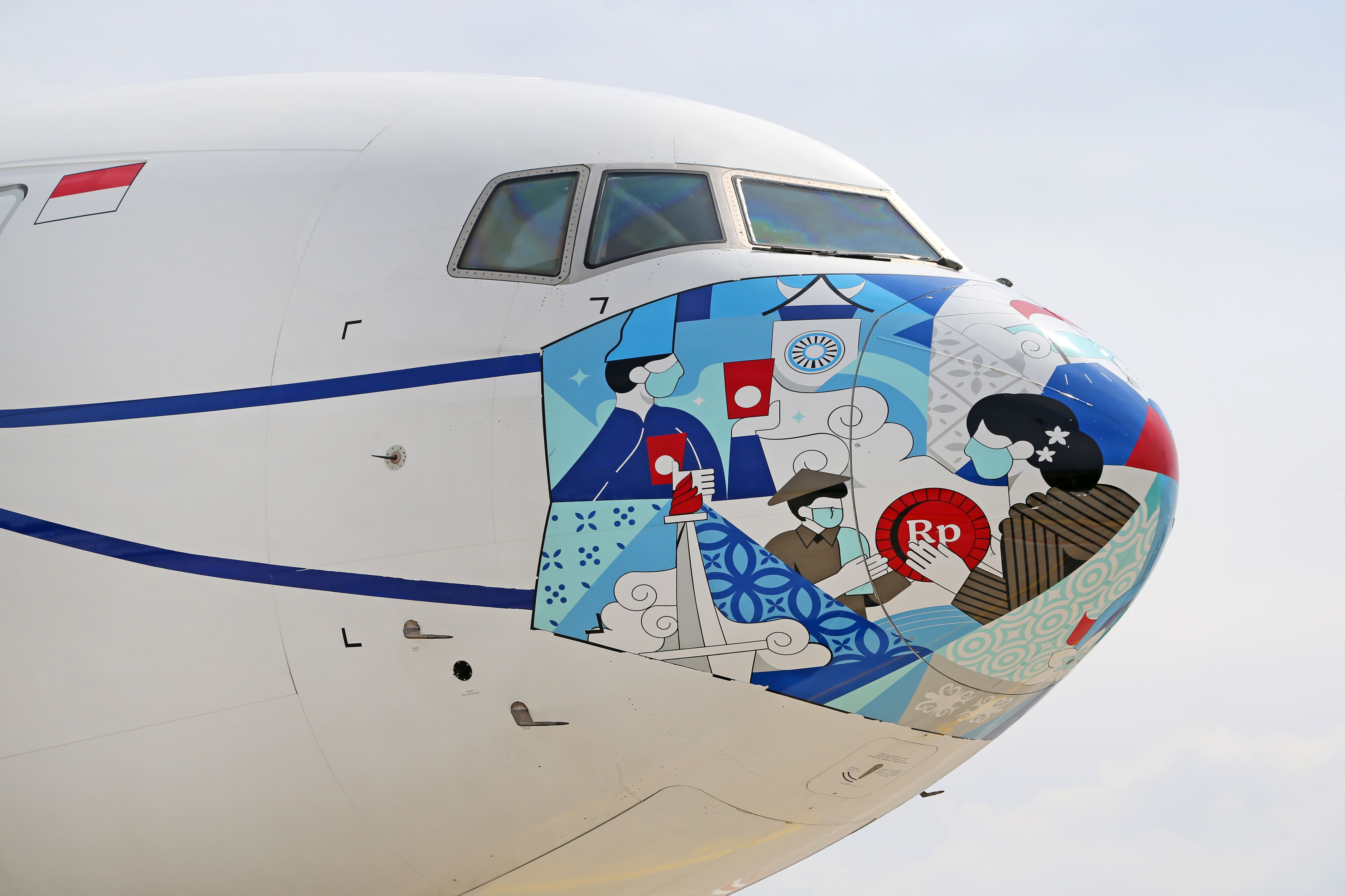 Aircraft Nose with Design · Free Stock Photo