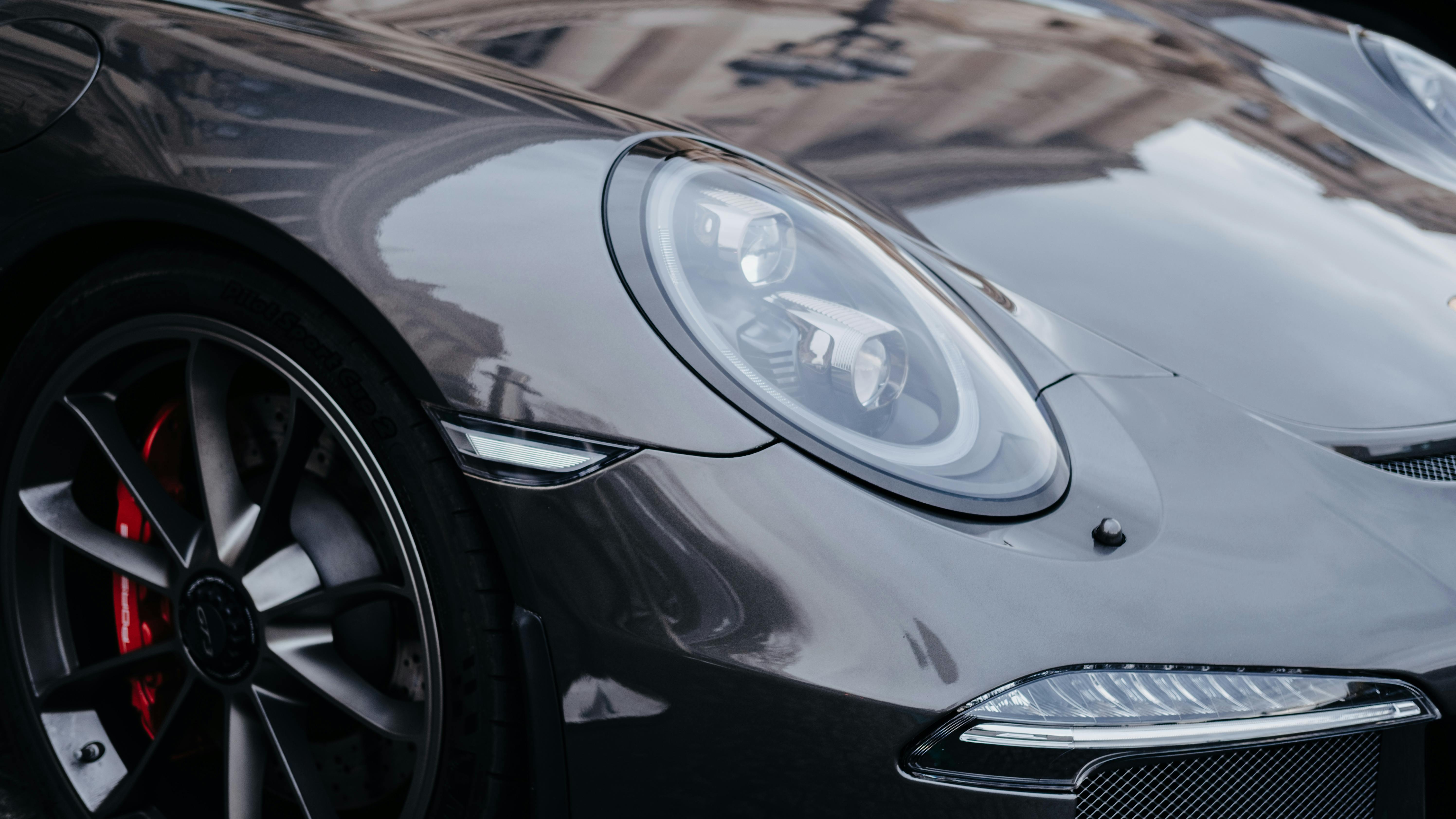 Photo of a Vehicle Headlight · Free Stock Photo