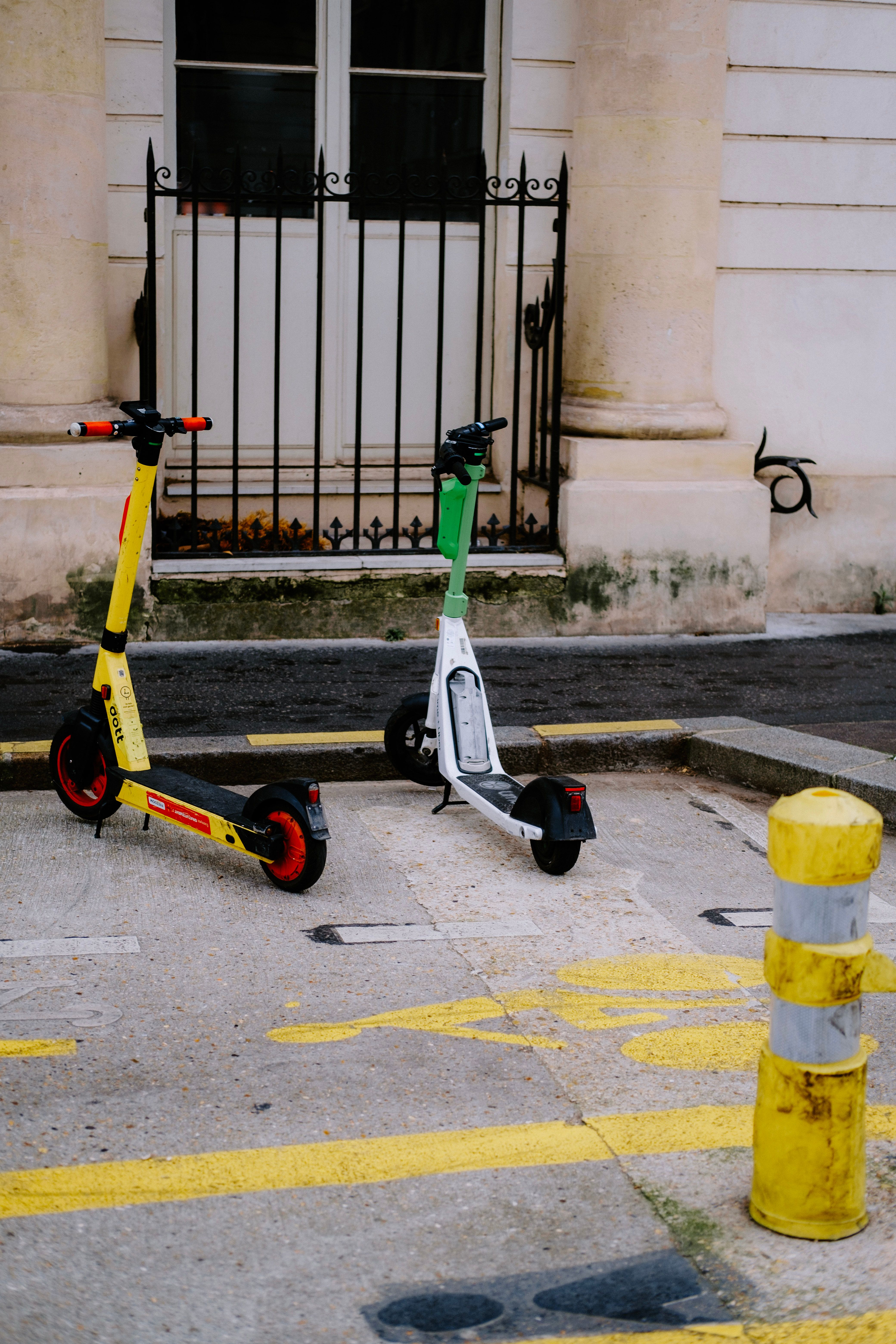Photo of Scooters on the Sidewalk · Free Stock Photo