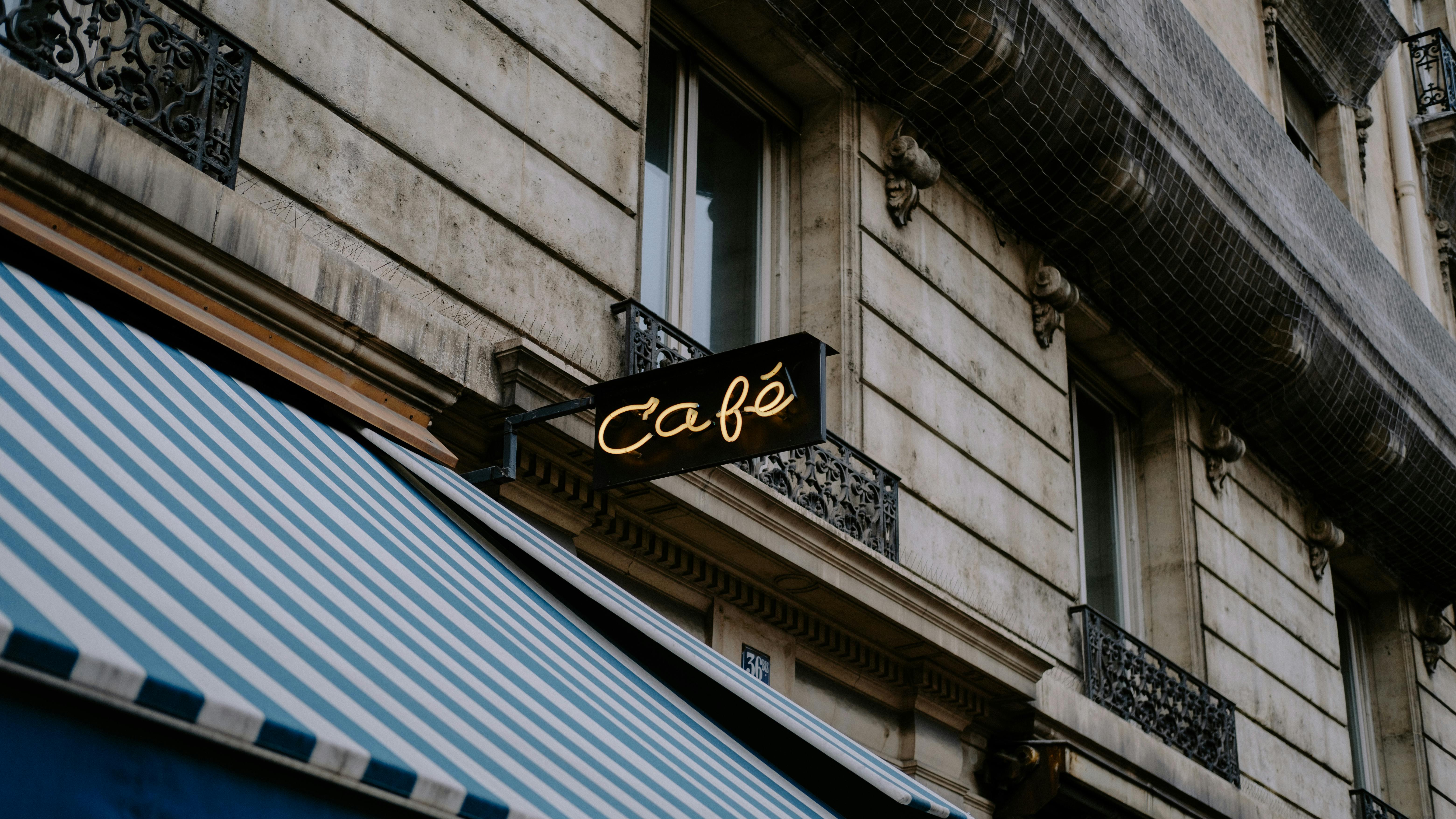 Exterior of a Cafe · Free Stock Photo