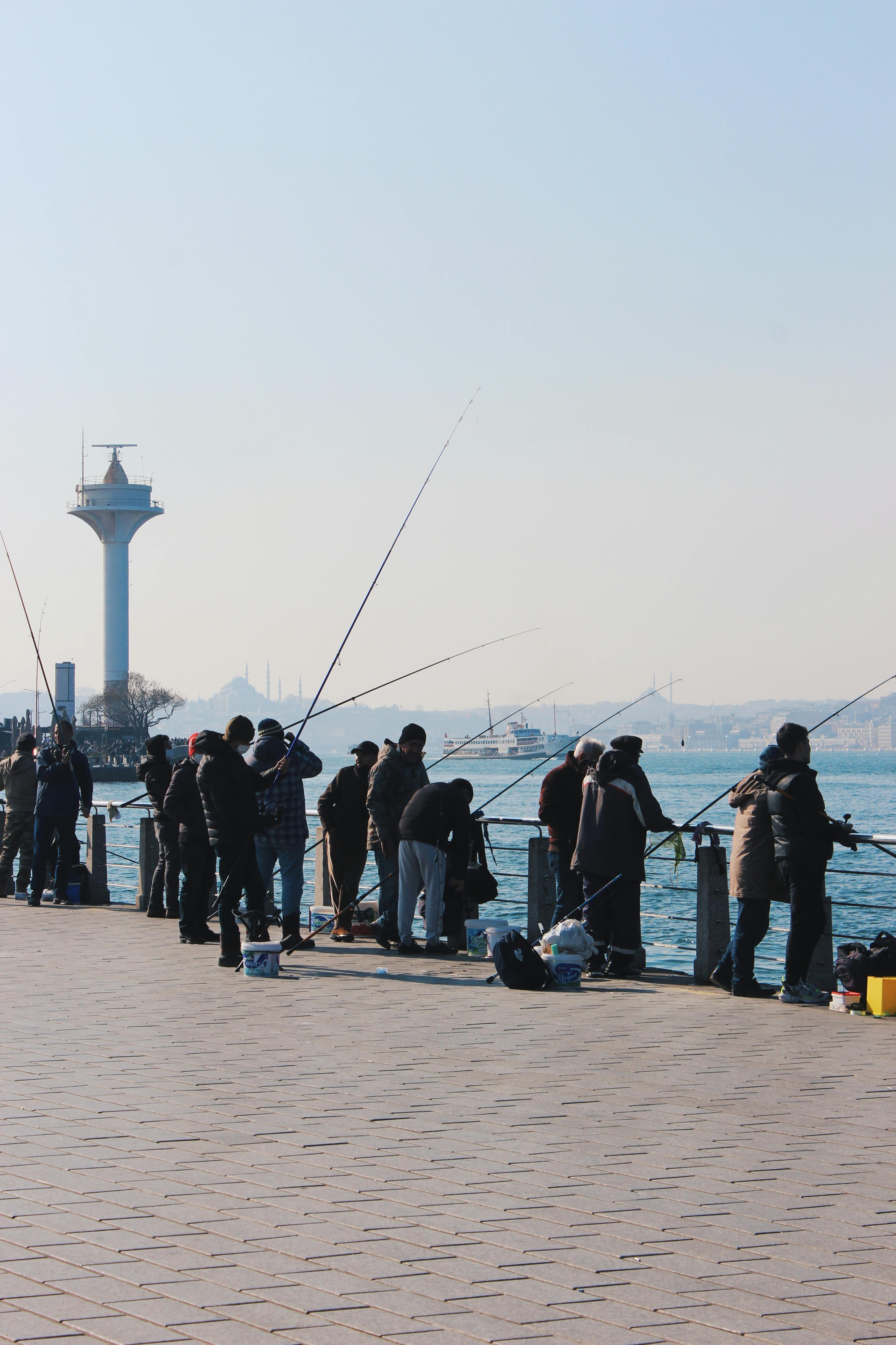 People Working on Outdoor Fish Farm · Free Stock Photo