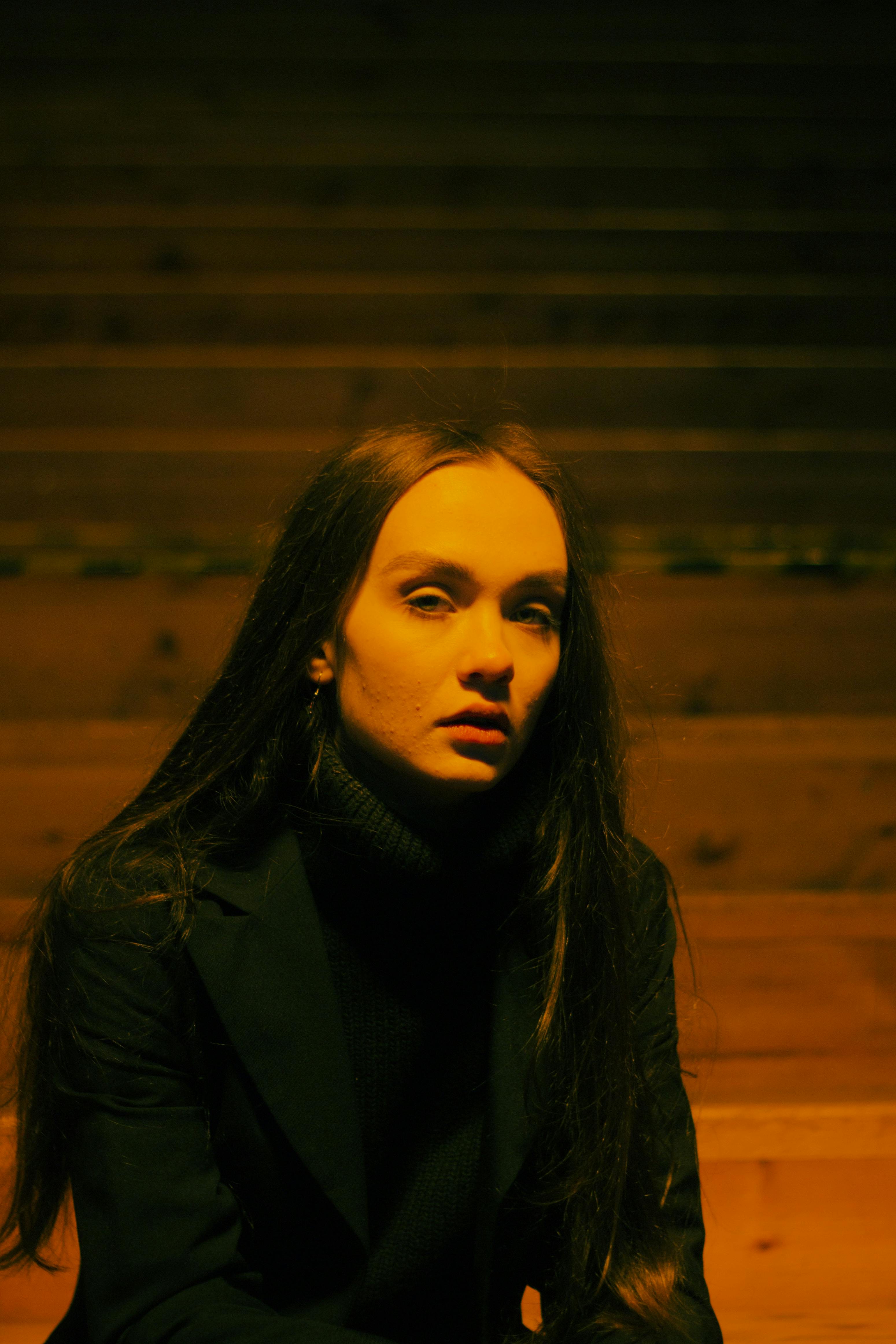 Woman in Black Turtleneck Top and Black Blazer · Free Stock Photo