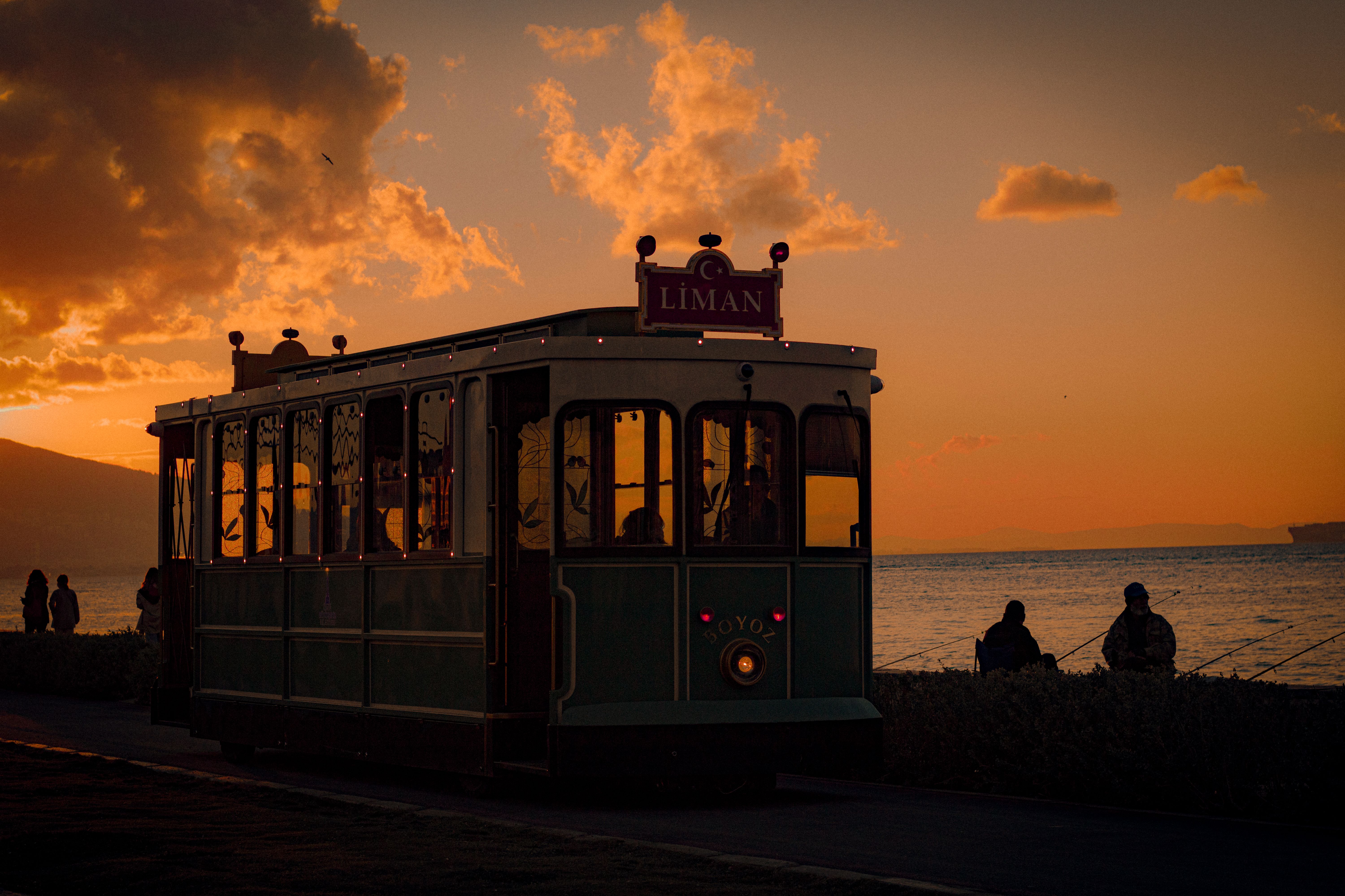 A Tram Near a Body of Water · Free Stock Photo