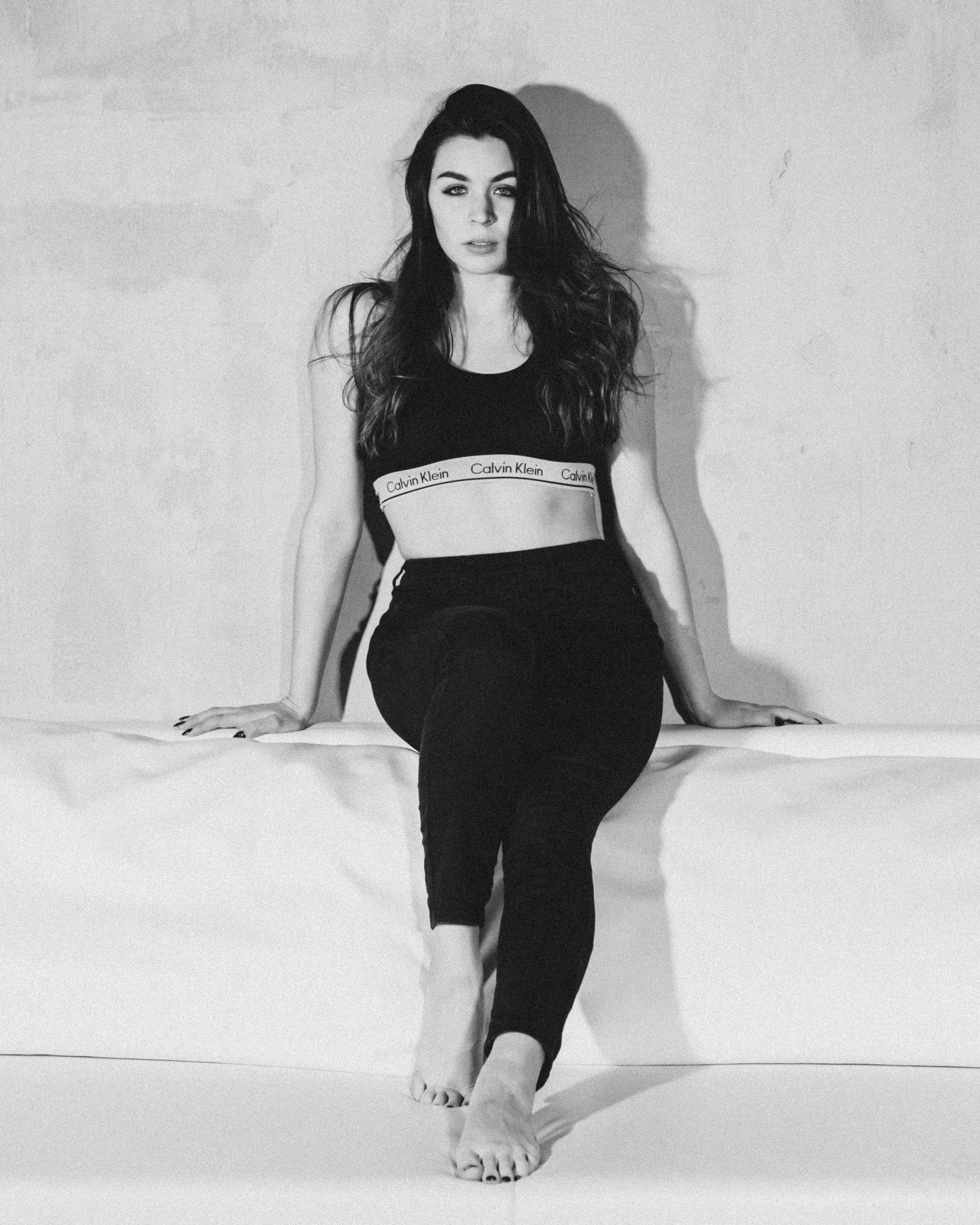 Distorted Portrait of Brunette Woman · Free Stock Photo