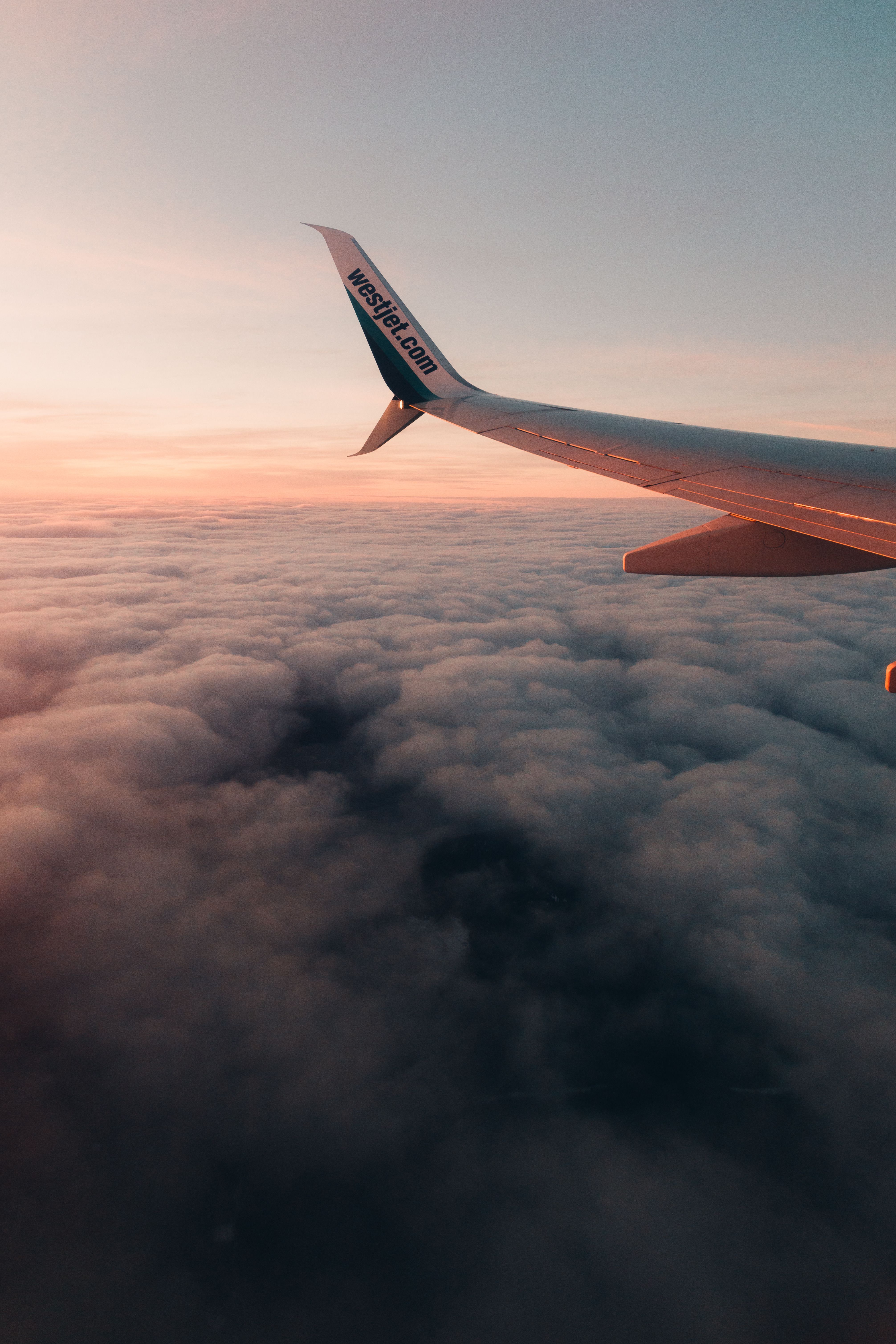 Airplane Wing on Mid Air · Free Stock Photo