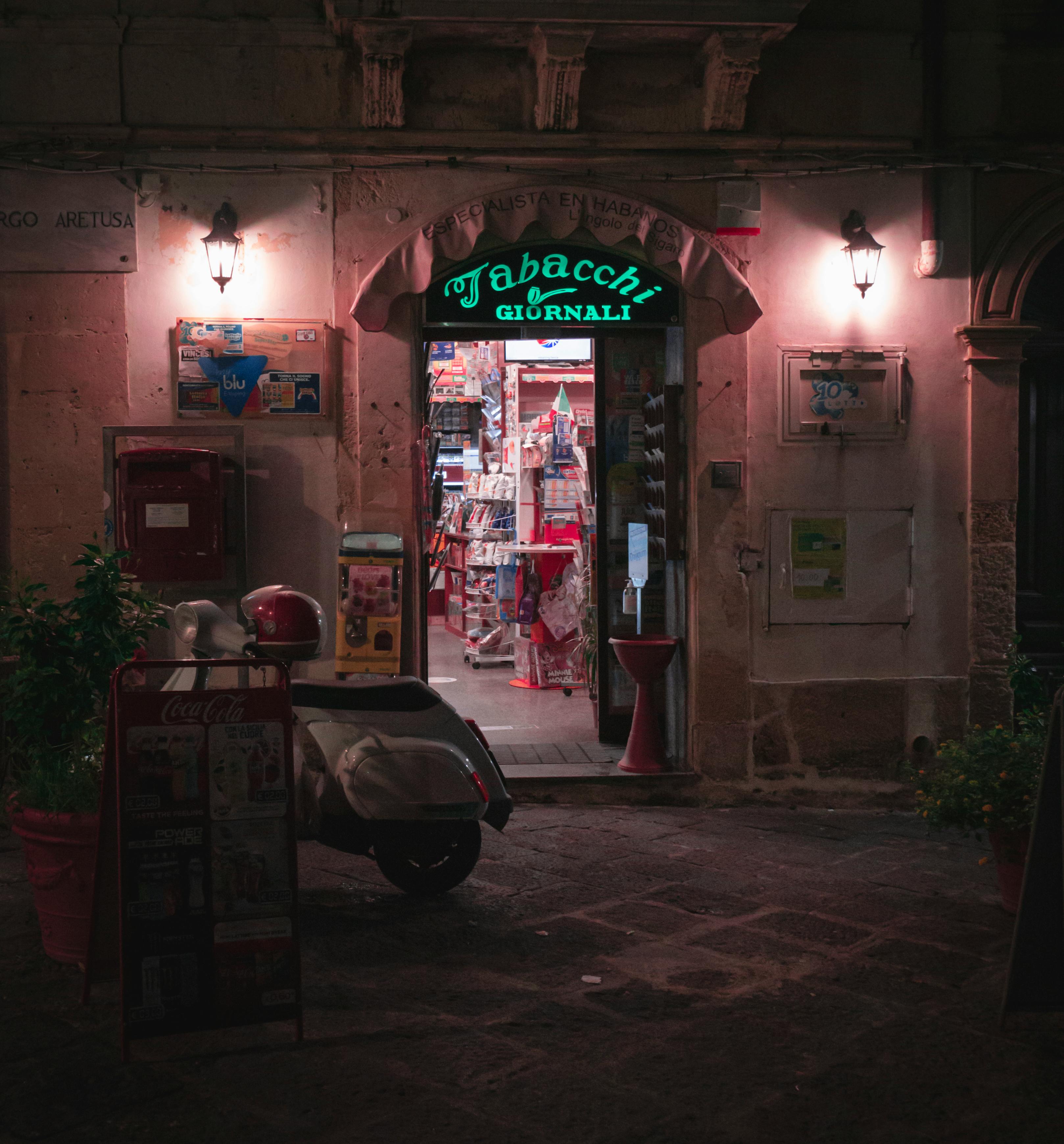 Photo of a Blue Storefront · Free Stock Photo