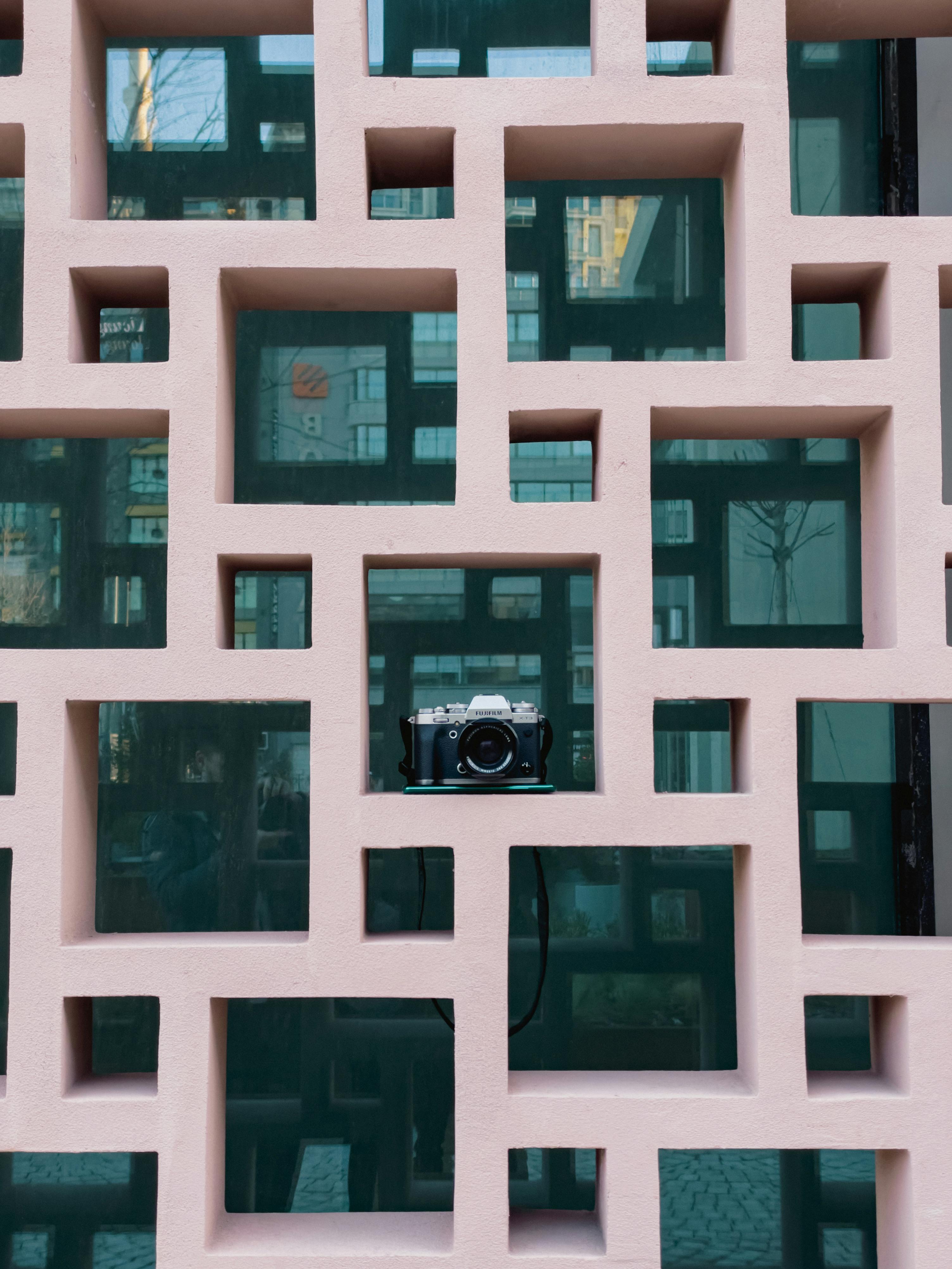 Camera among Squares · Free Stock Photo