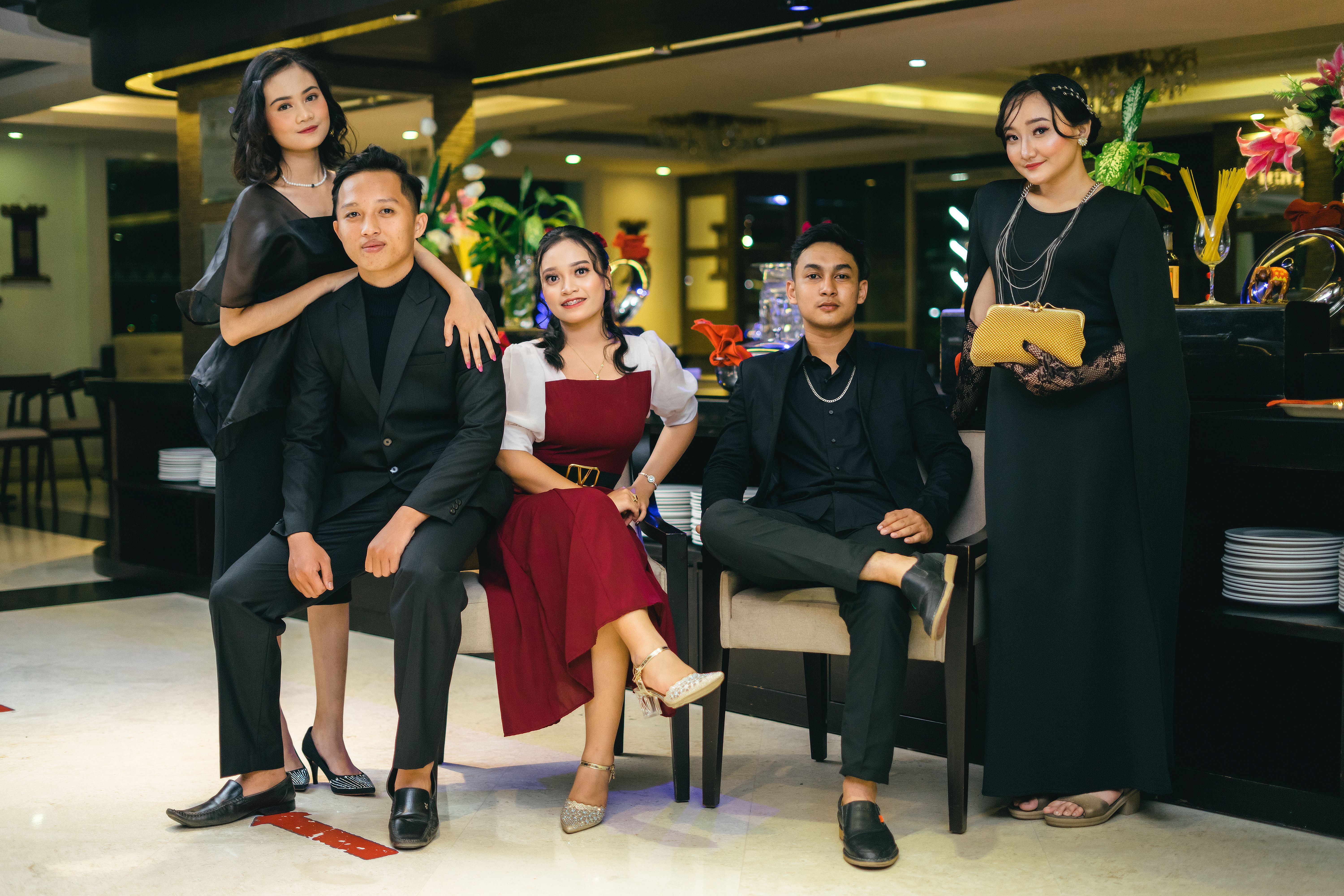 Friends in Their Formal Attire · Free Stock Photo