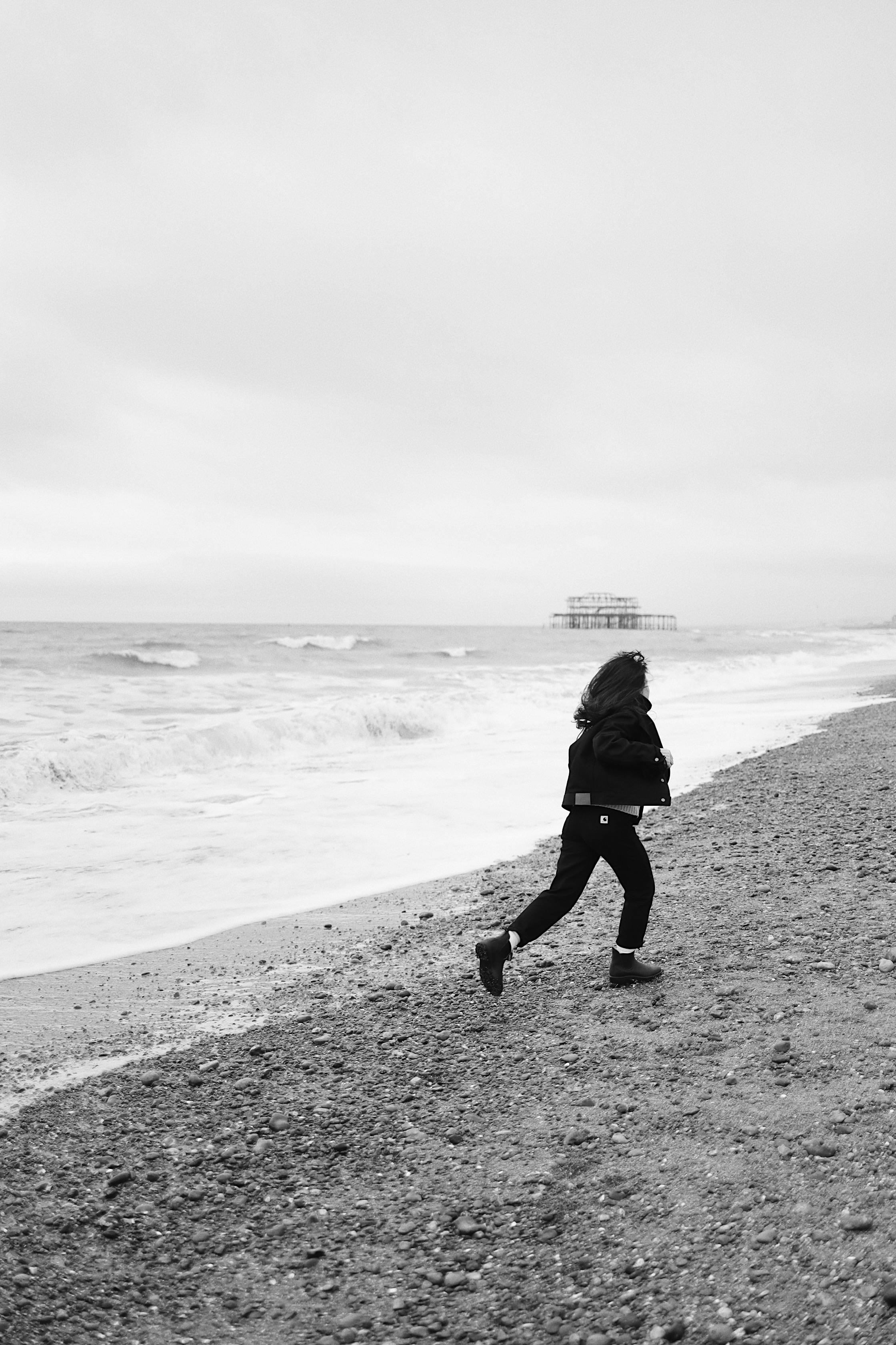 Women Running into the Sea · Free Stock Photo