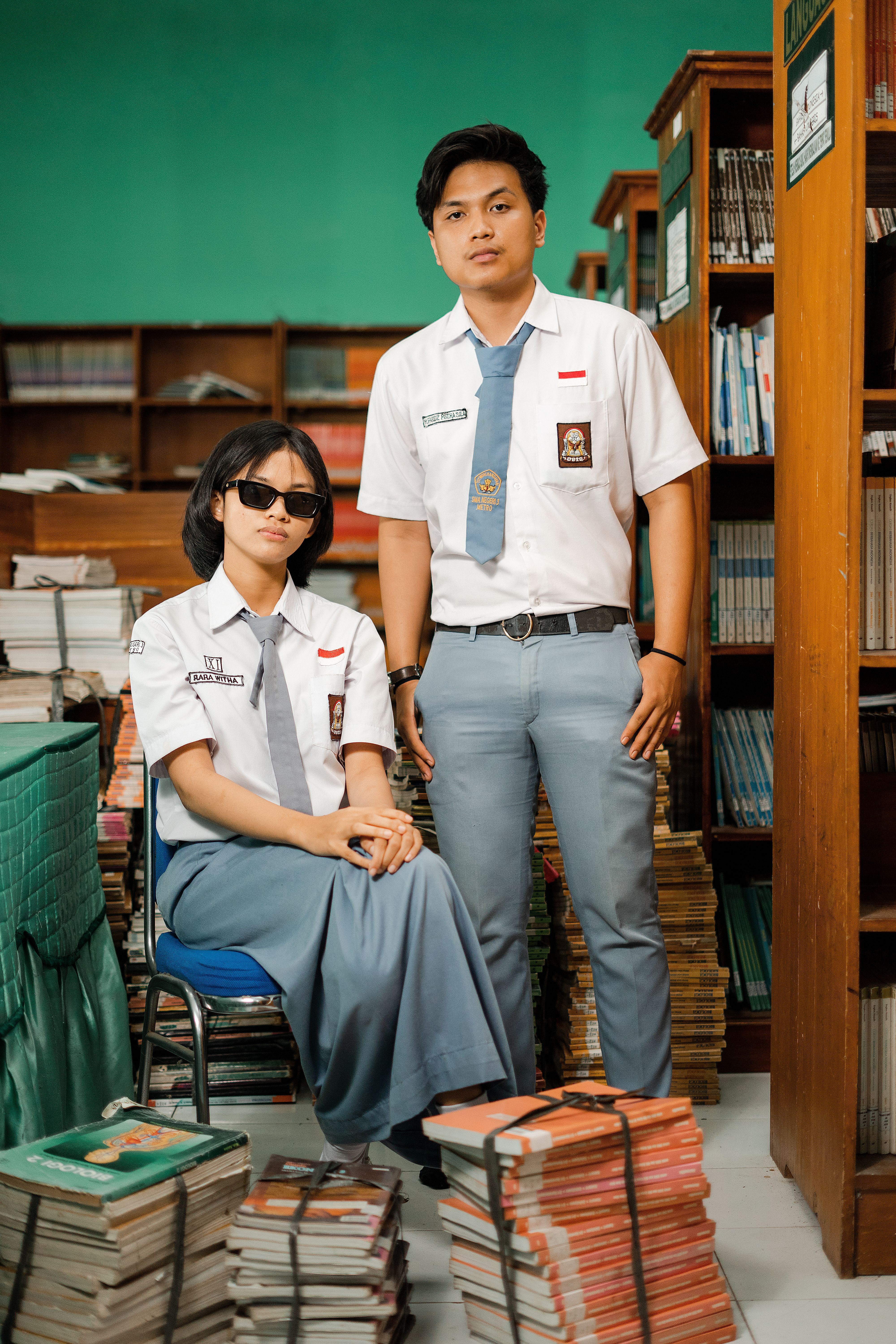 Photo of Students in a Library · Free Stock Photo