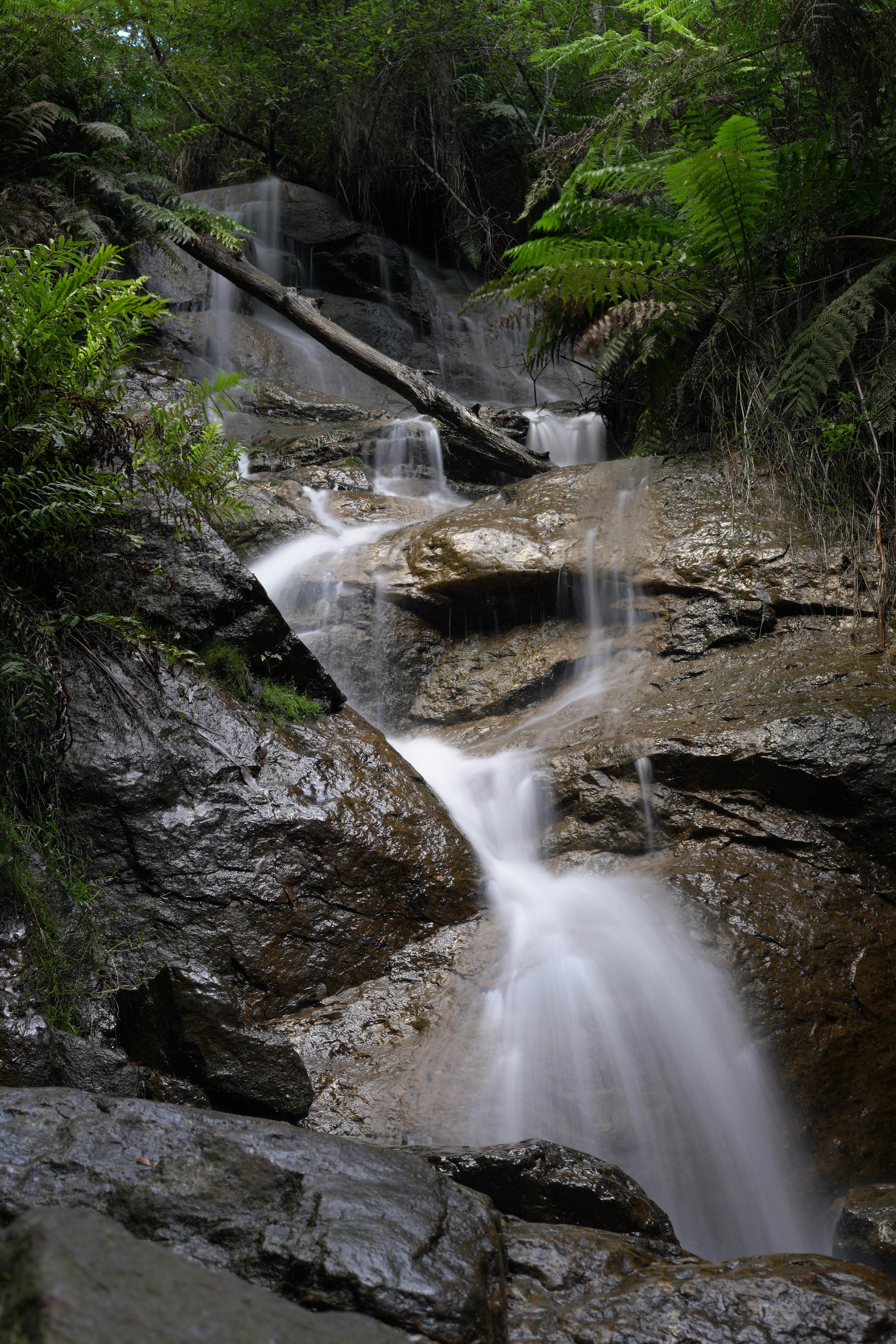 Water Flowing over Rocks · Free Stock Photo