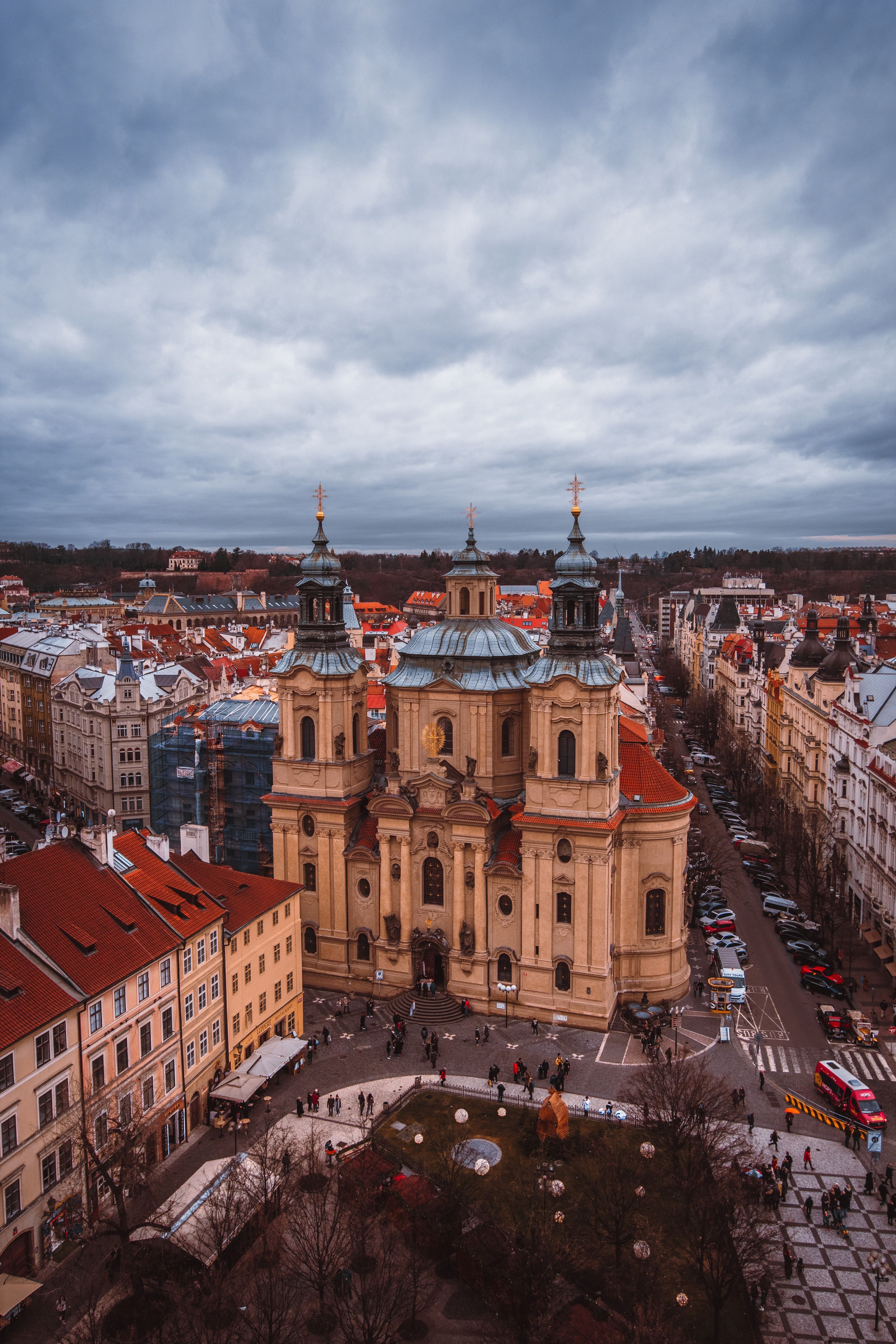 Aerial Photography of City Buildings under the Cloudy Sky · Free Stock ...