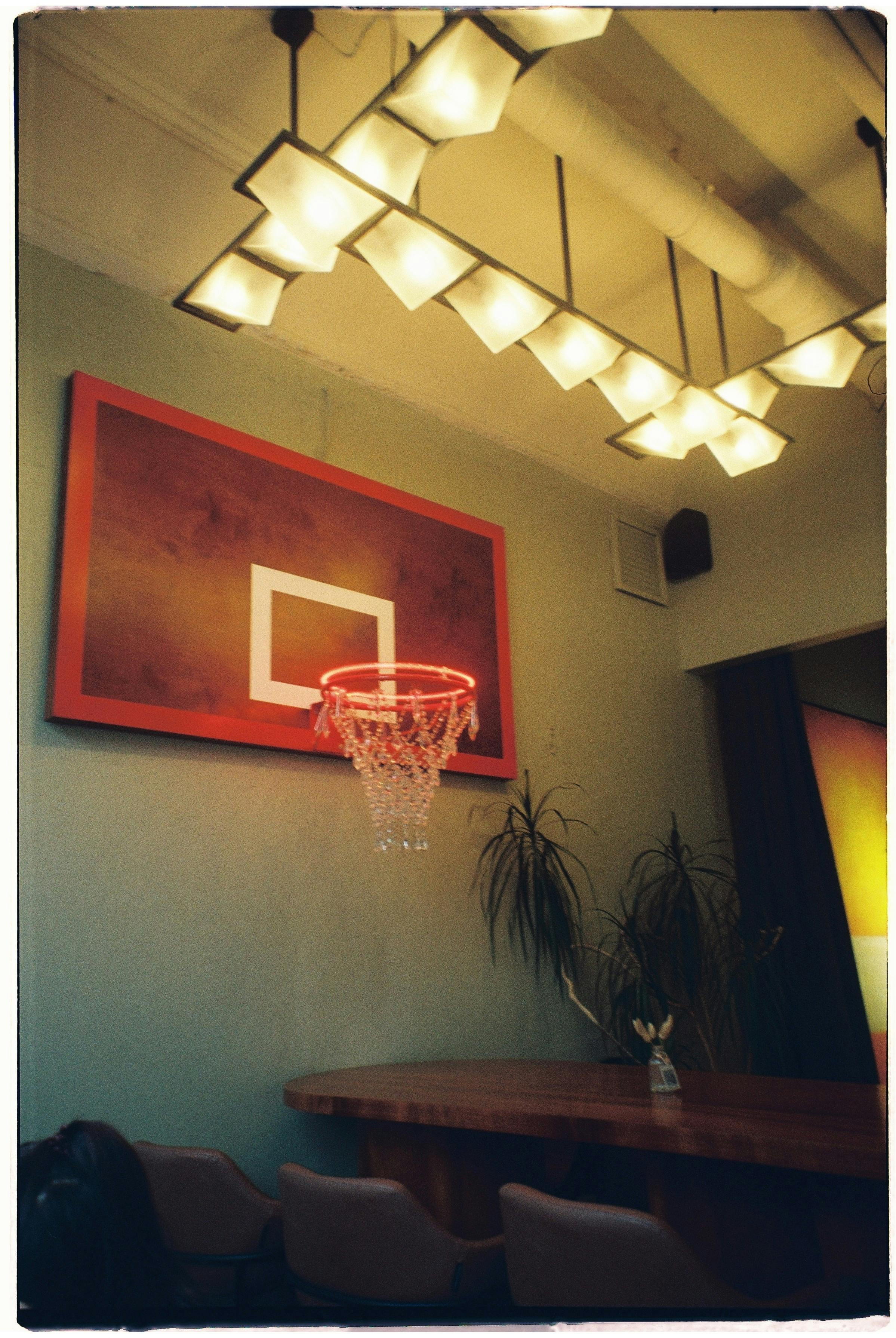 Basketball Hoop in Restaurant Interior · Free Stock Photo