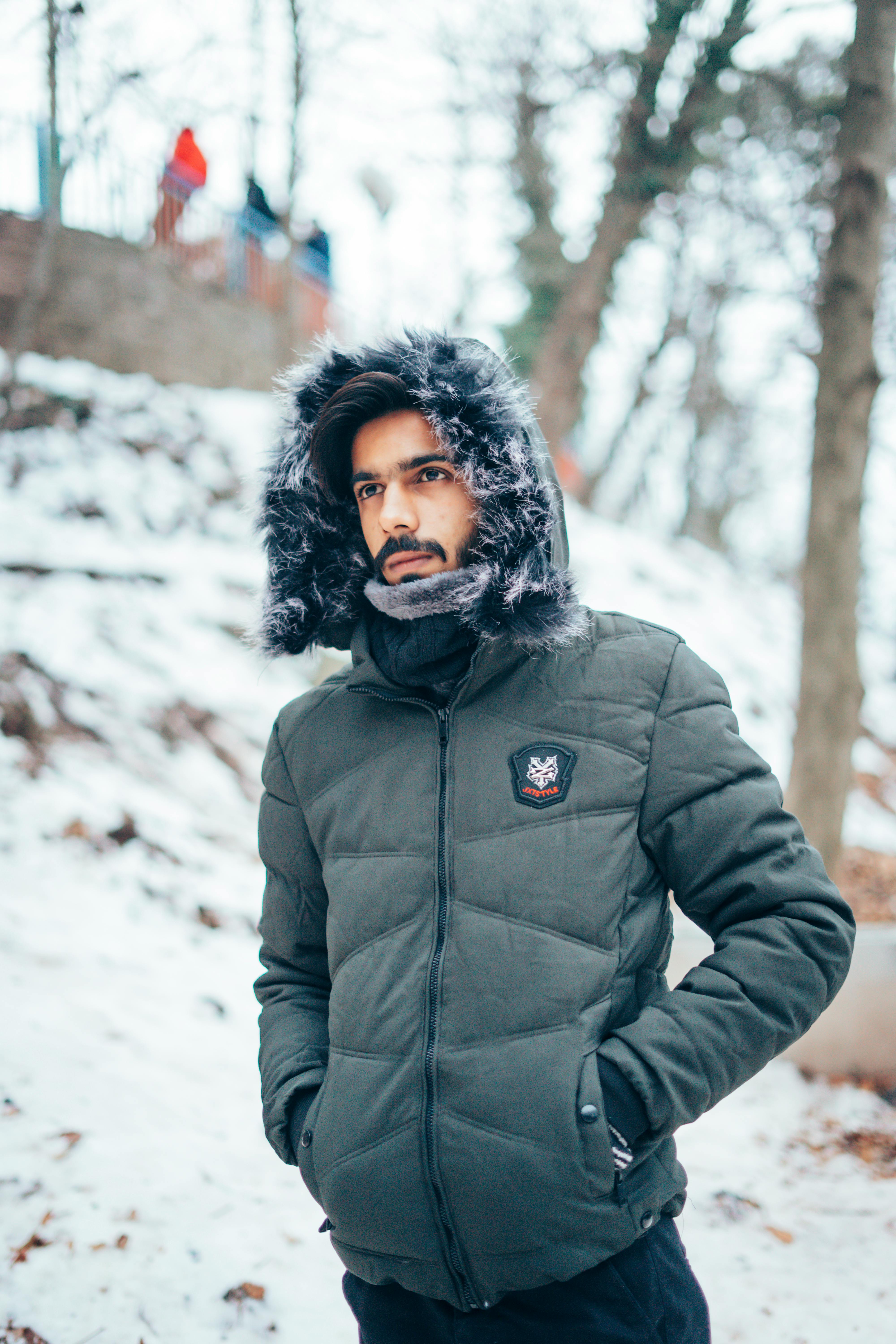 Man Wearing a Jacket During Winter · Free Stock Photo