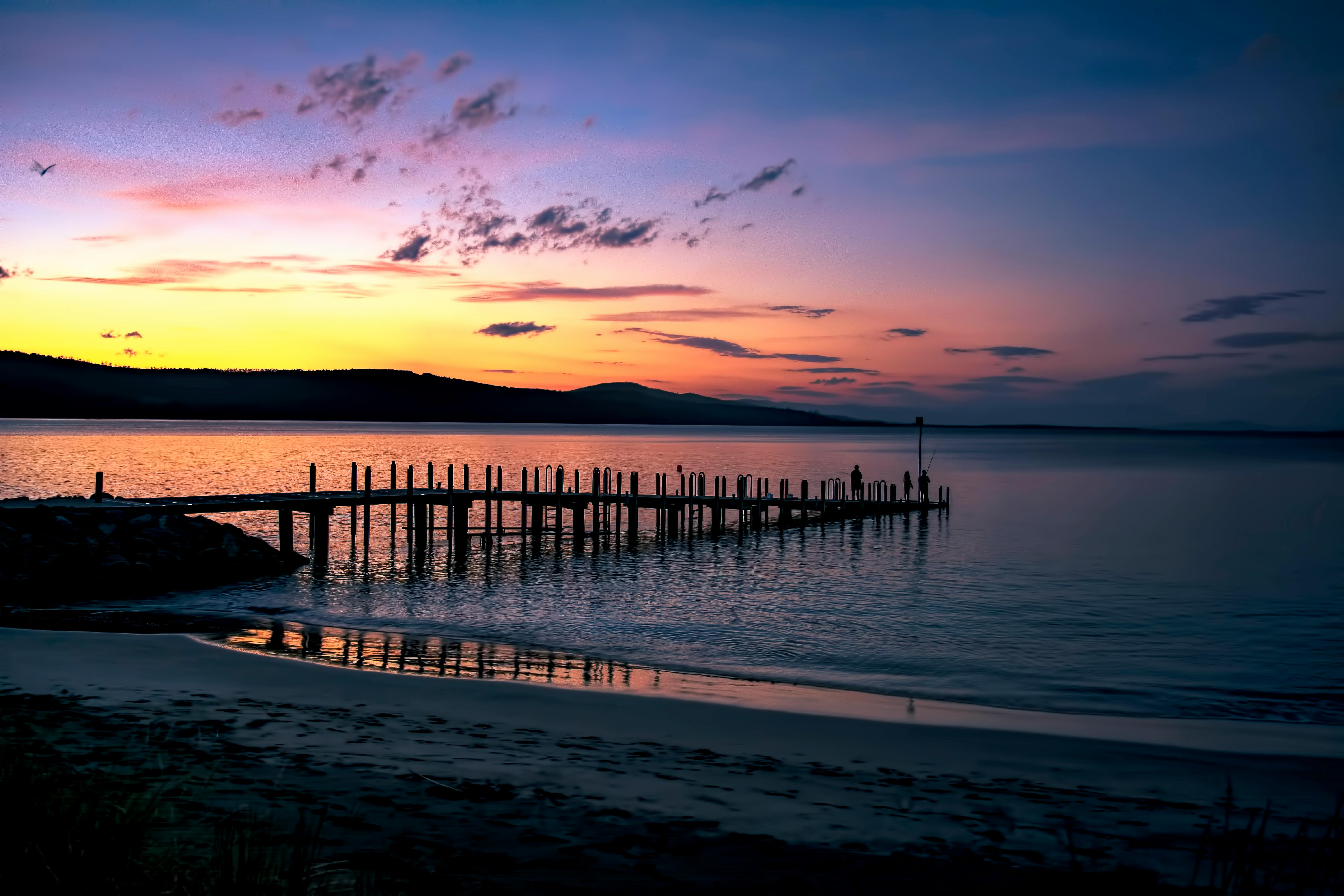 Beach at Sunset · Free Stock Photo