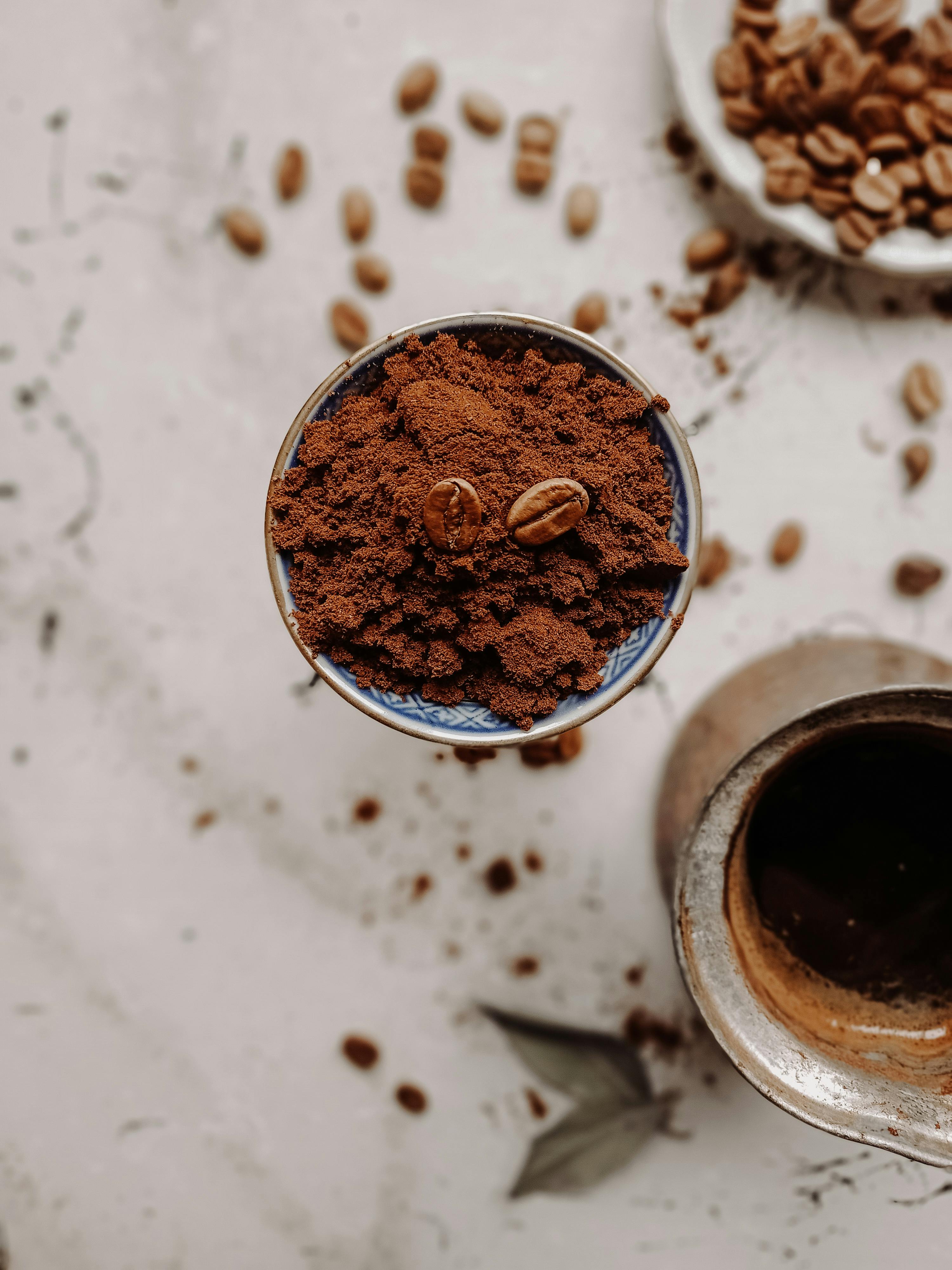 A Container of Coffee in Close-up Photography · Free Stock Photo
