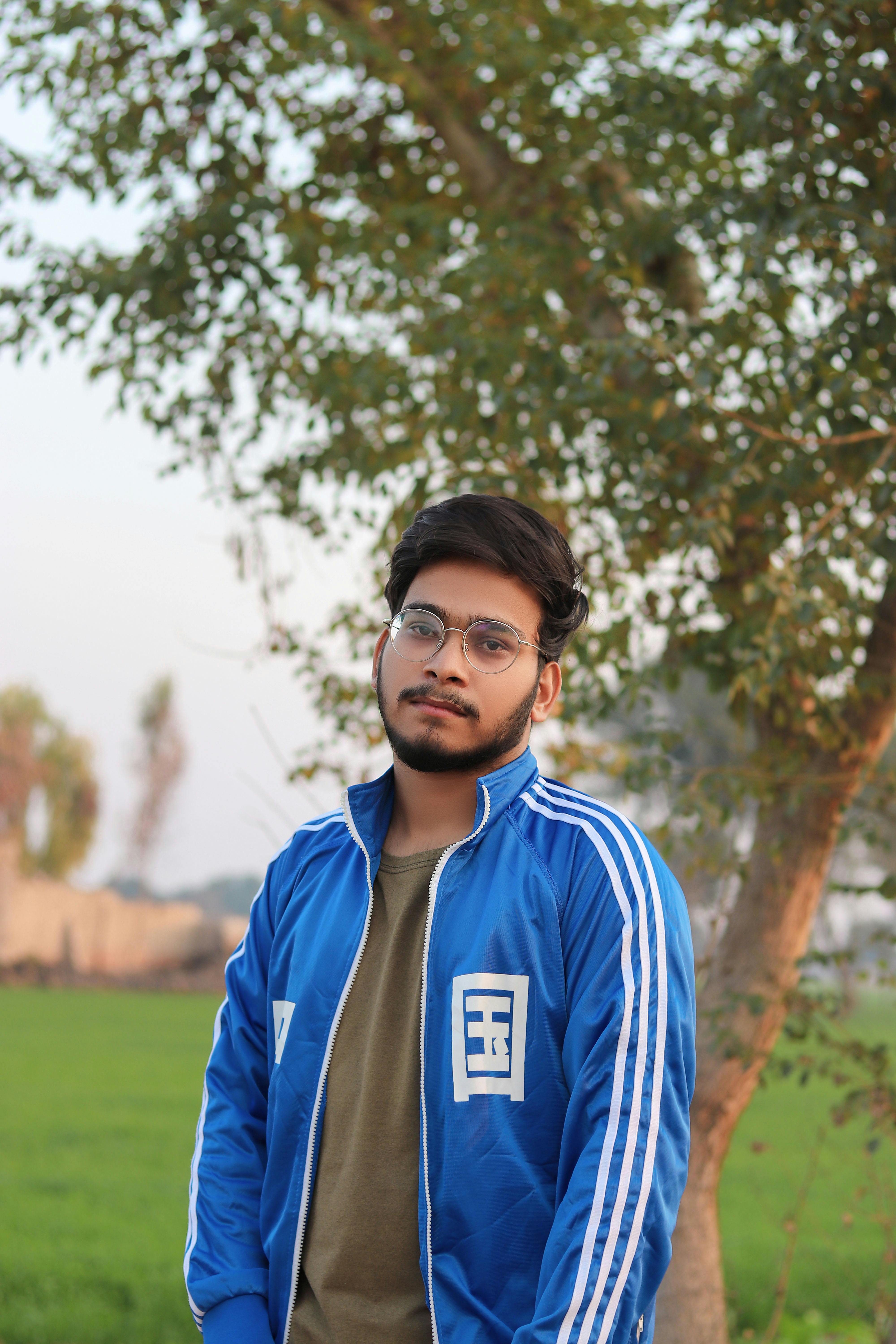 Bearded Man Wearing Blue Jacket · Free Stock Photo