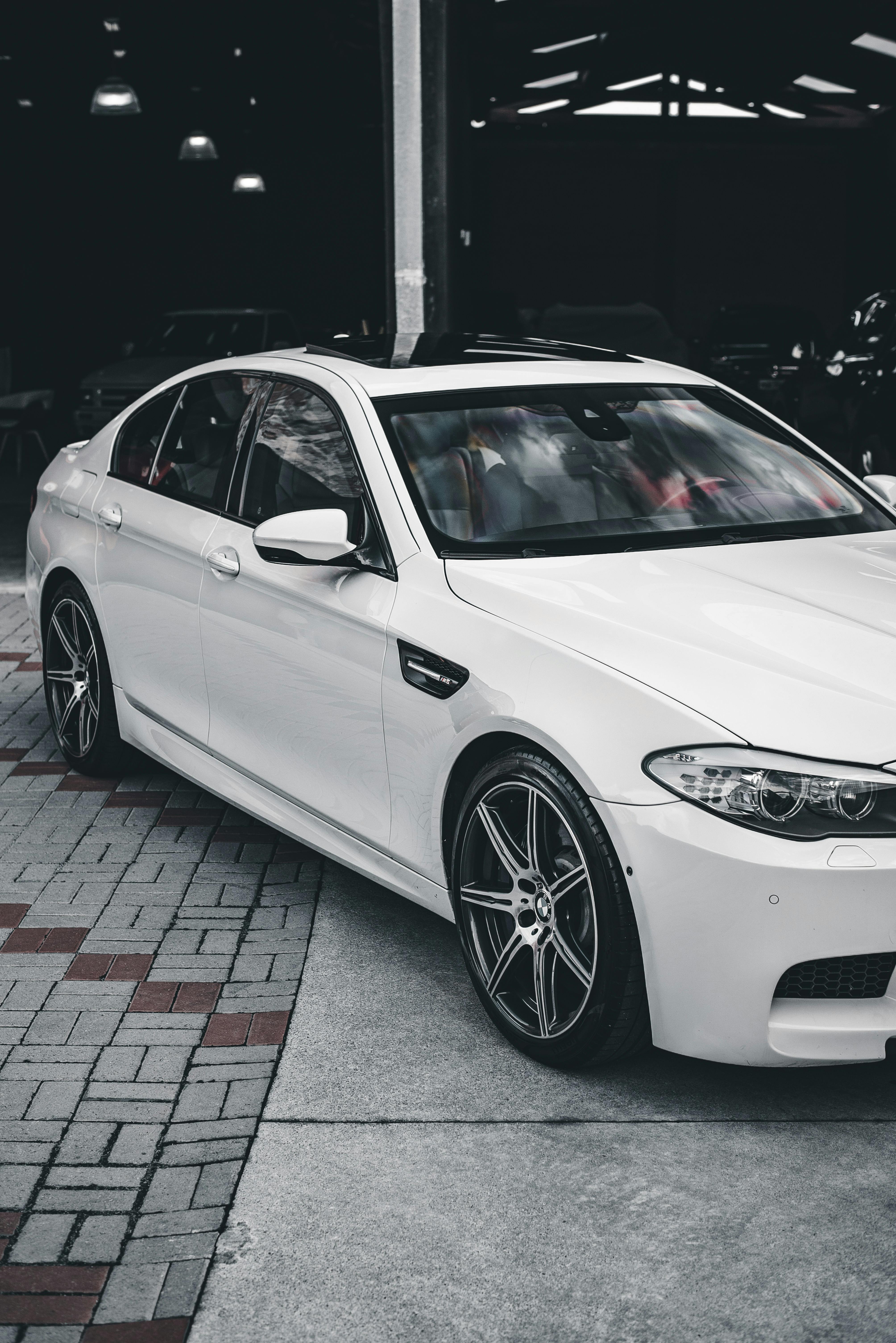 White BMW M5 · Free Stock Photo