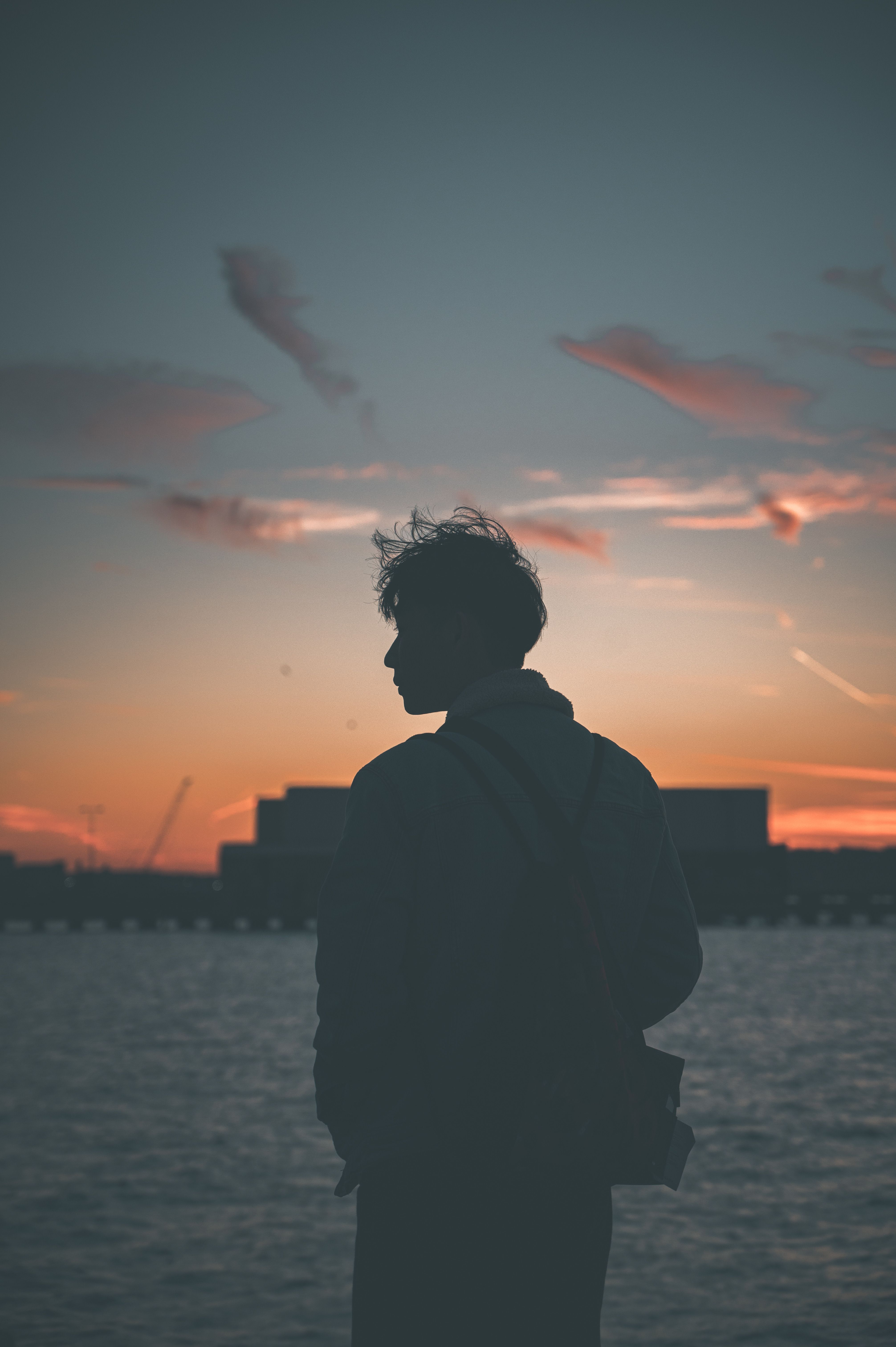 A Man Standing Alone on Road · Free Stock Photo