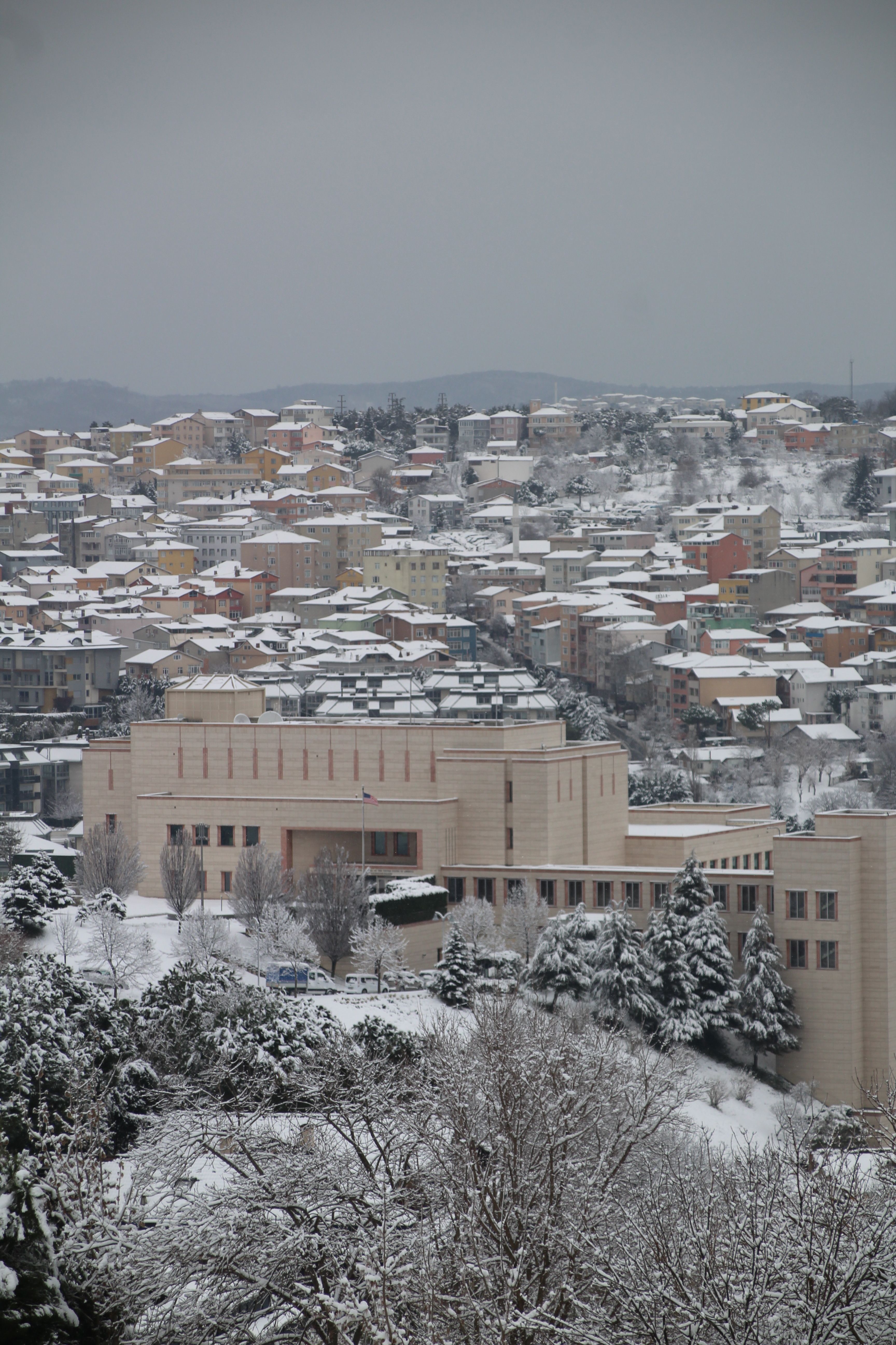 A Snow Covered City · Free Stock Photo